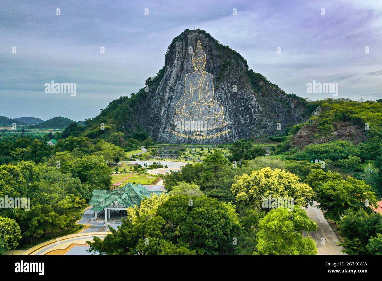 Buddha Mountain in Pattaya, Chonburi, Thailand Stock Photo - Alamy