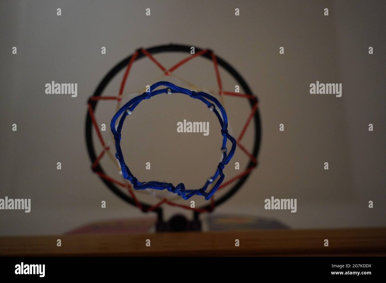 Low-angle shot of a basketball hoop. Shallow focus Stock Photo - Alamy