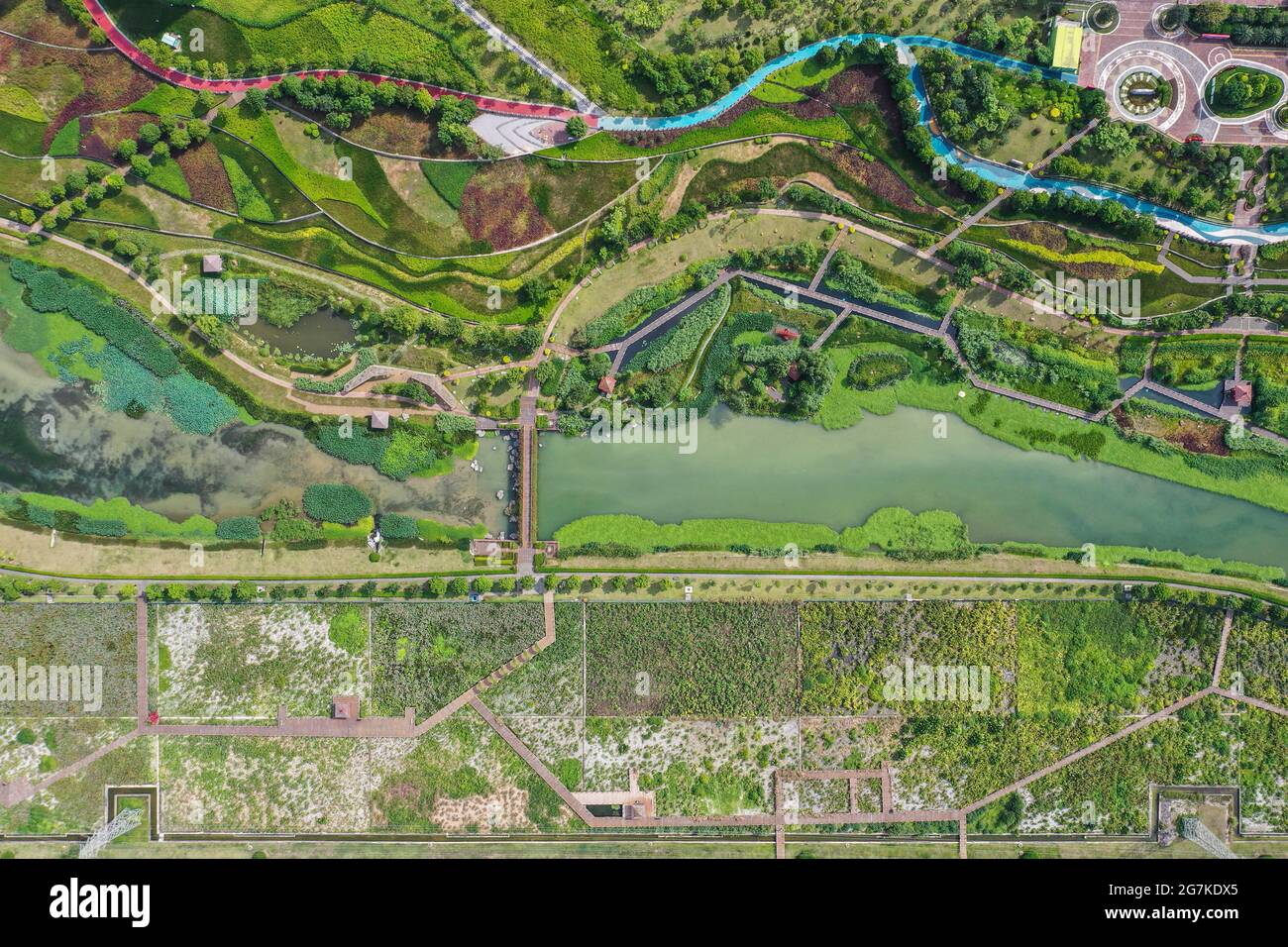 Nanning. 11th July, 2021. Aerial photo taken on July 11, 2021 shows the ...