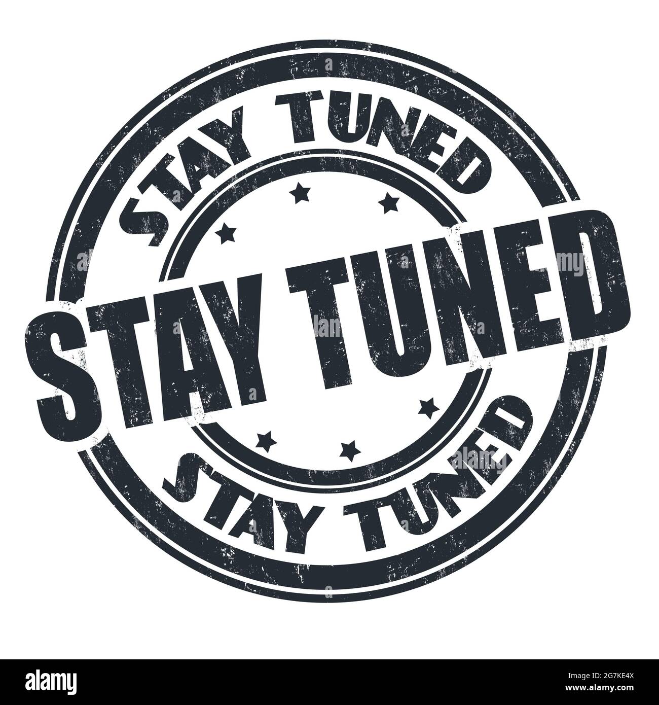 Stay tuned text hi-res stock photography and images - Alamy