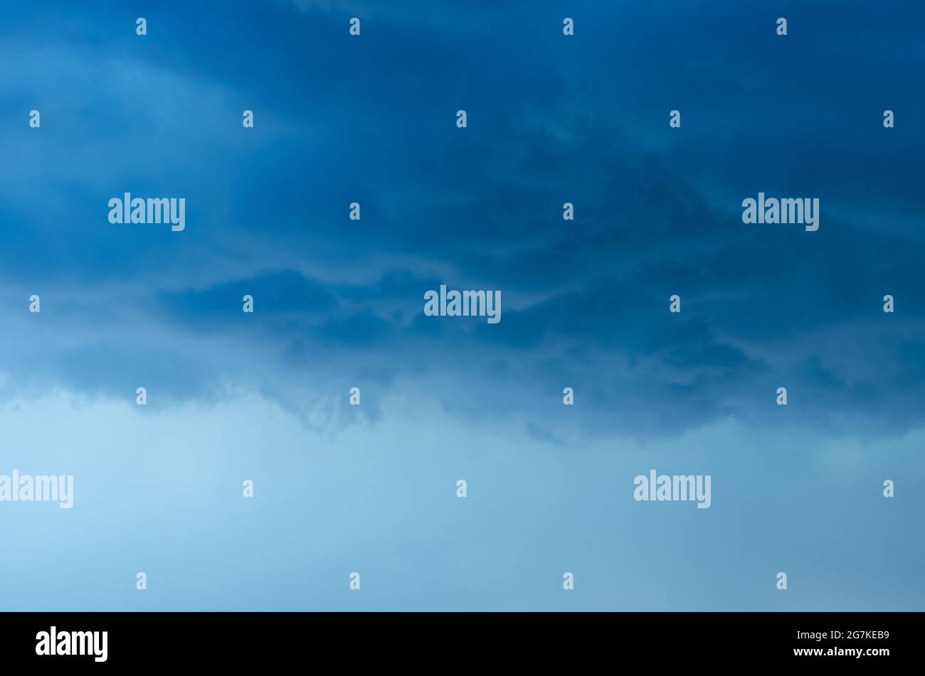 Dark cloud and sky when have storm and rain in monsoon season Stock ...