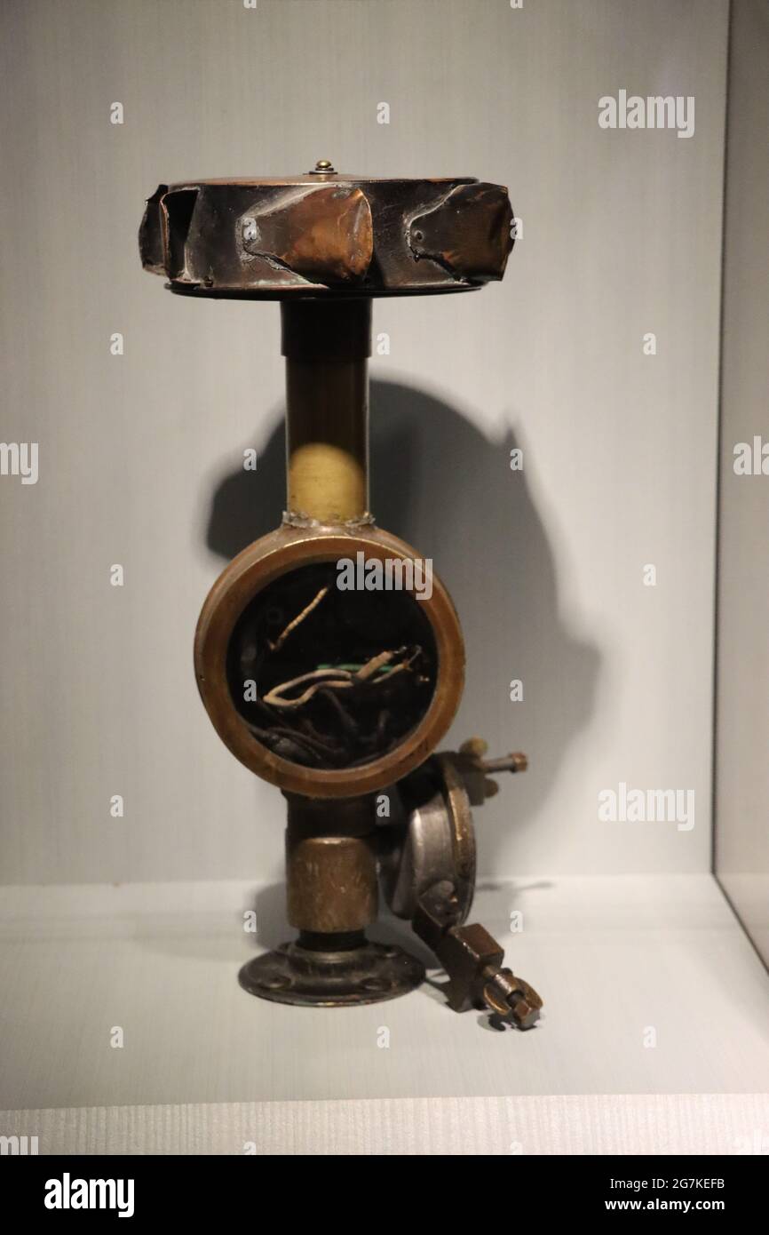 Anemometer used to measure the fastest windspeed known to man. part of ...