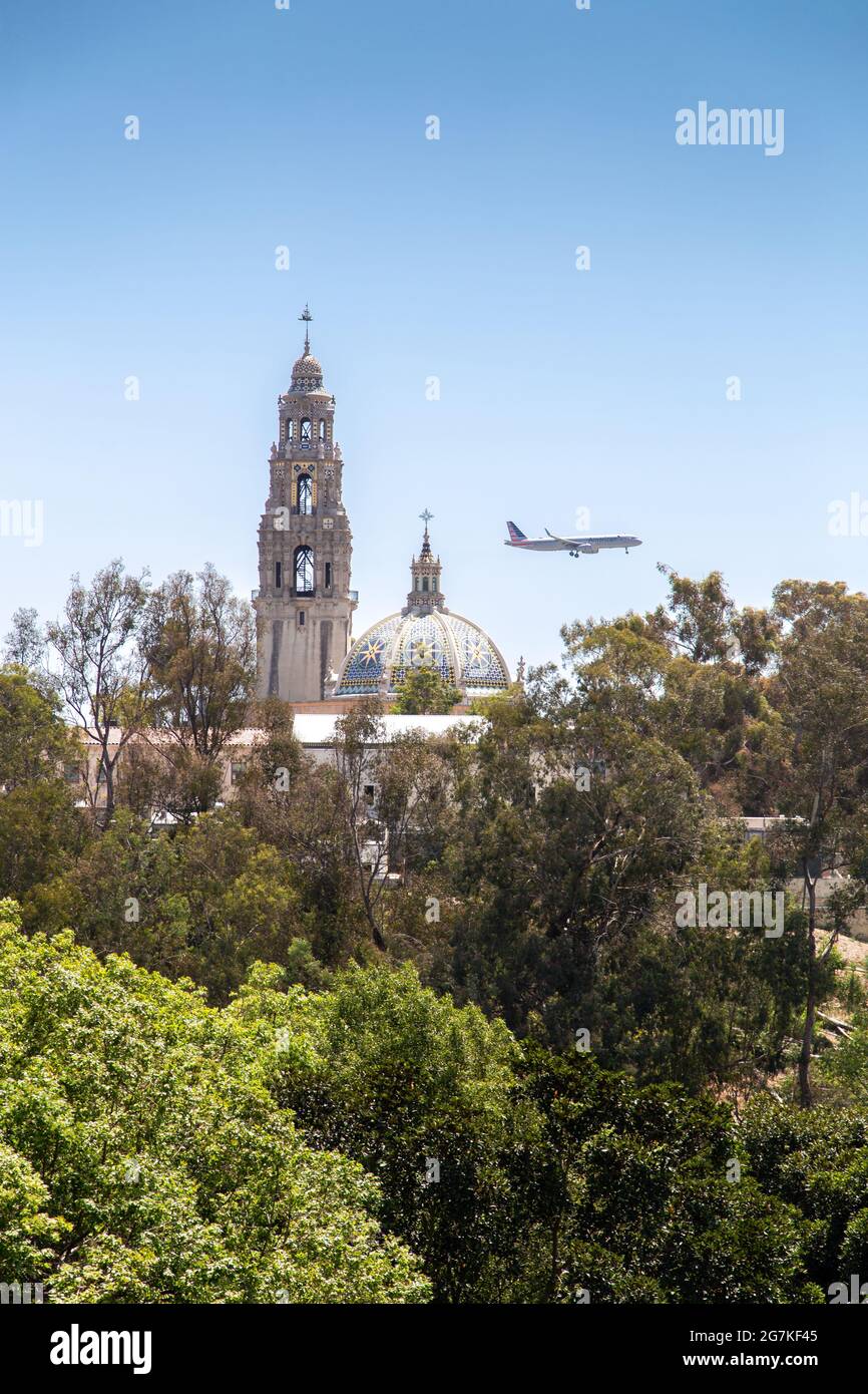 Flyby of Balboa Park Stock Photo - Alamy