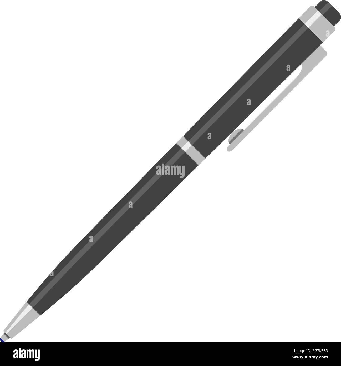 Pen ink ballpoint vector isolated icon illustration Stock Vector Image ...