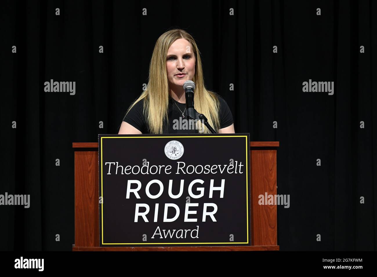 July 14, 2021: Olympic gold medalist in women's hockey, Monique ...