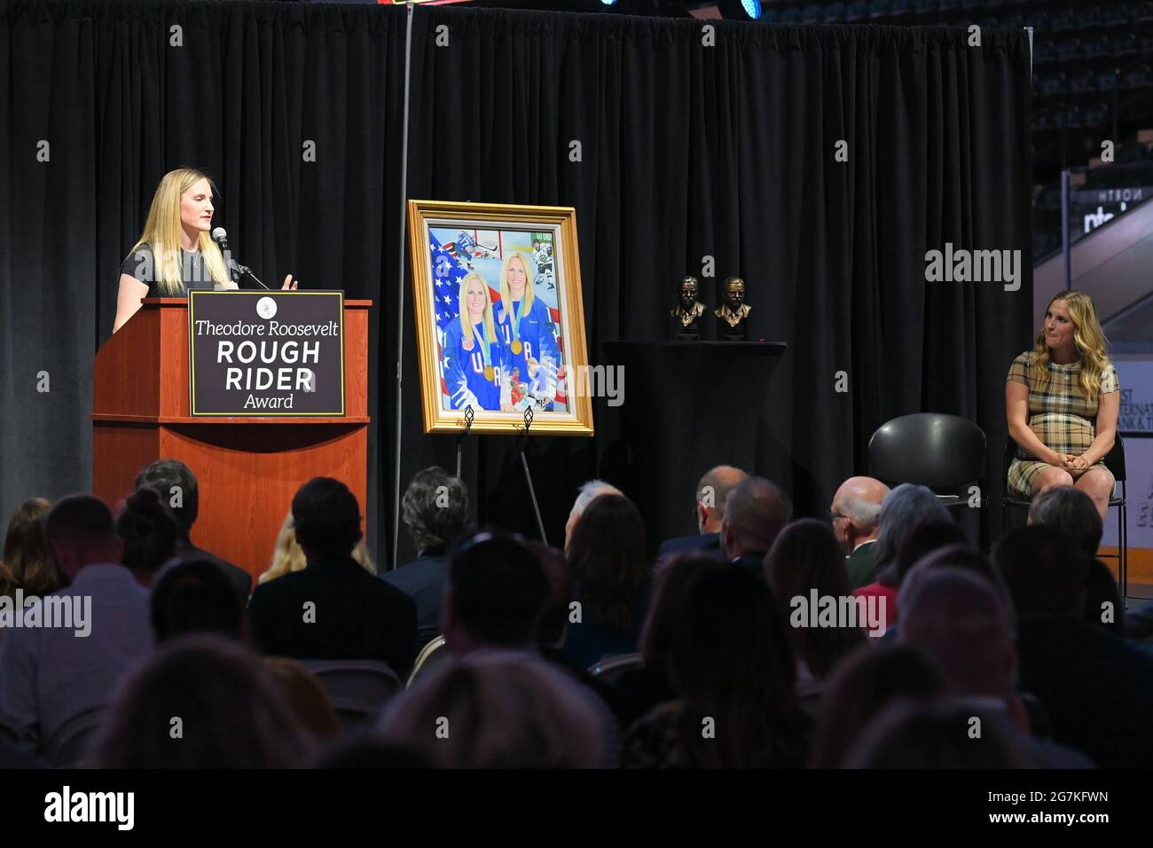 July 14, 2021: Olympic gold medalist in women's hockey, Monique ...