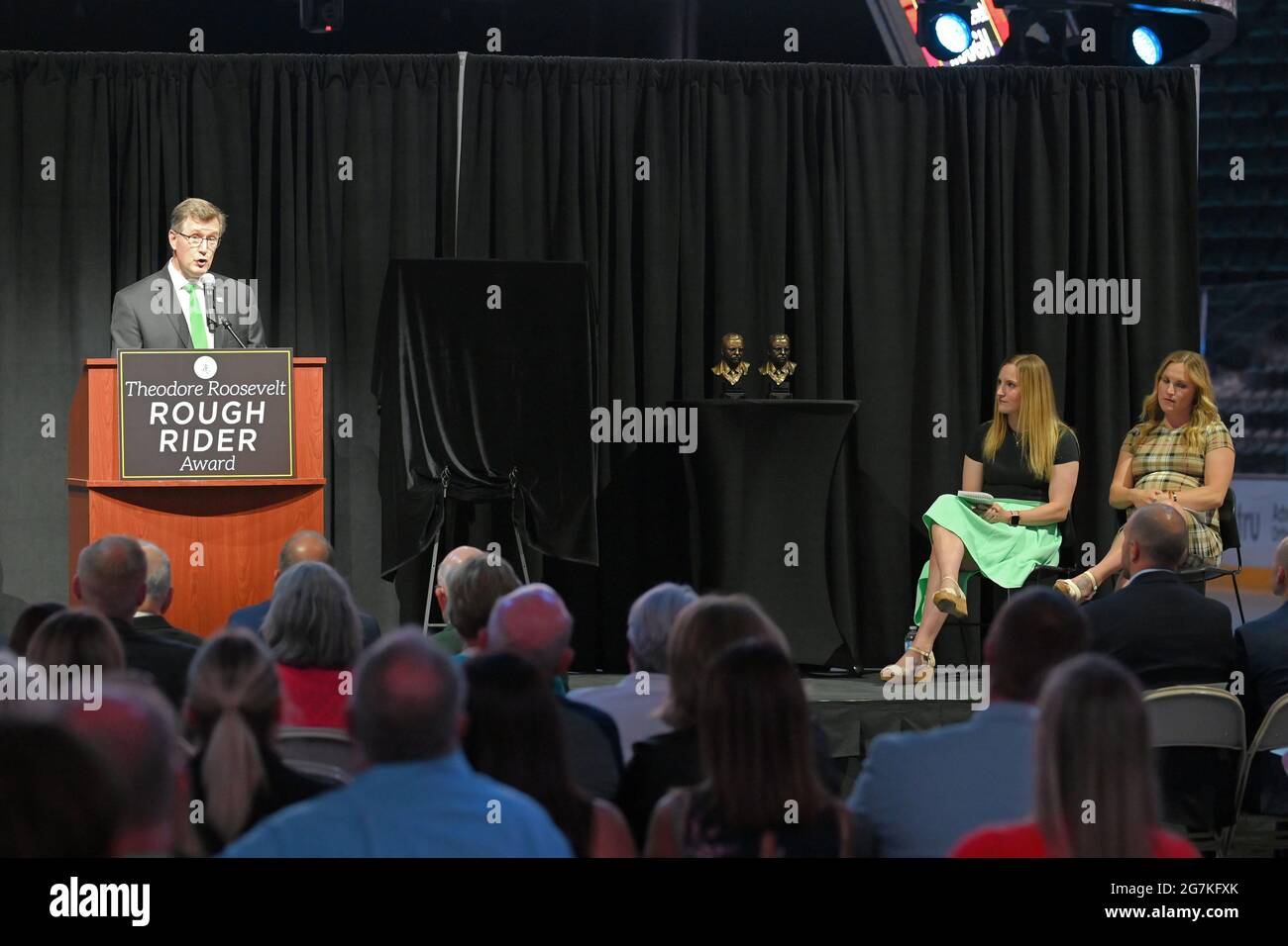 July 14, 2021: University of North Dakota president Andrew Armacost ...