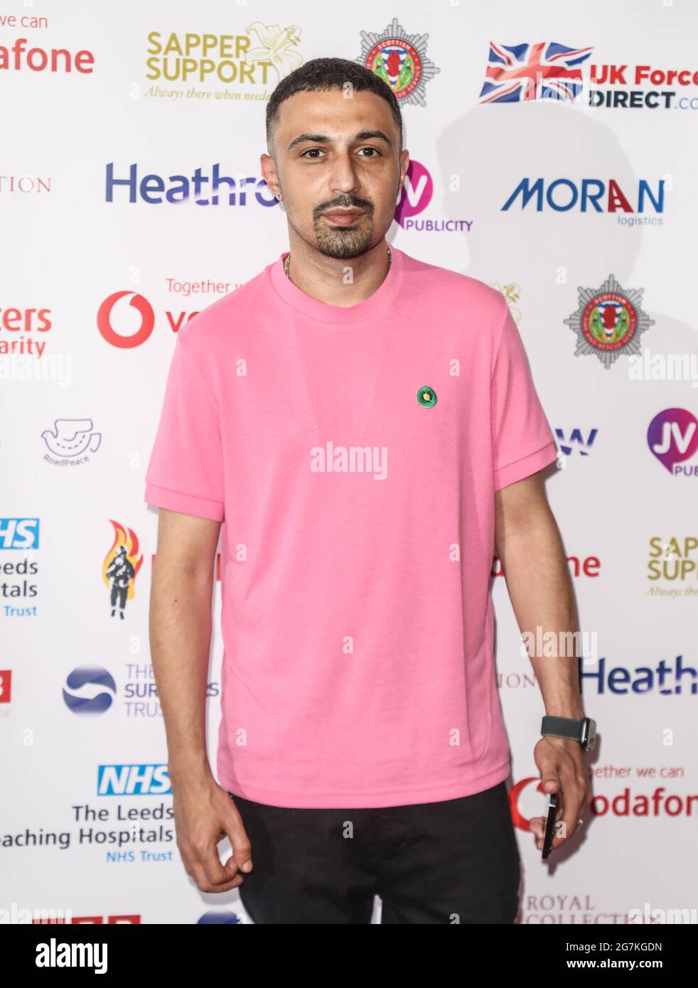 London, UK. 02nd July, 2021. Adam Deacon seen attending the Sapper ...