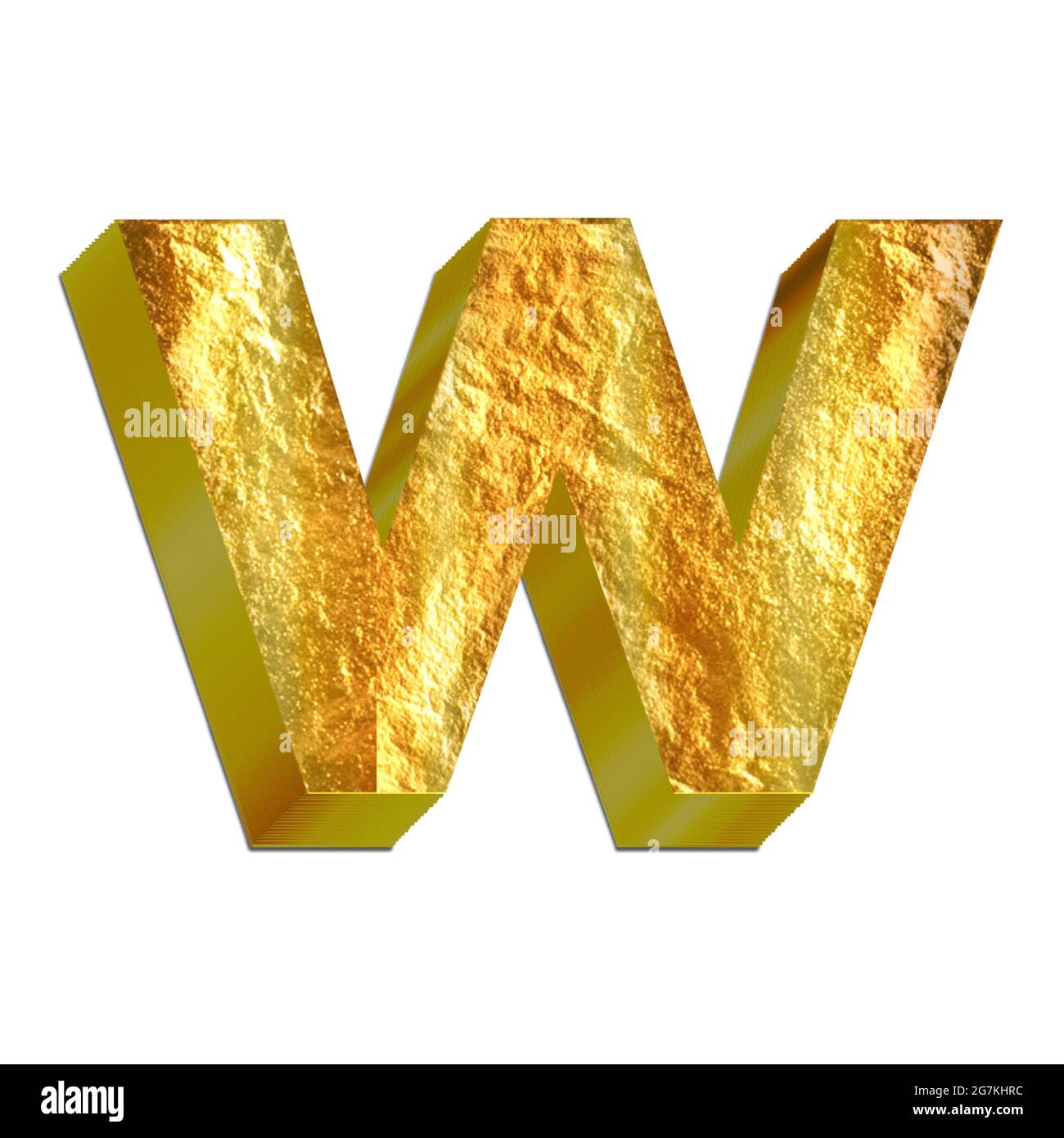 Golden alphabet letter design on white background Stock Photo - Alamy