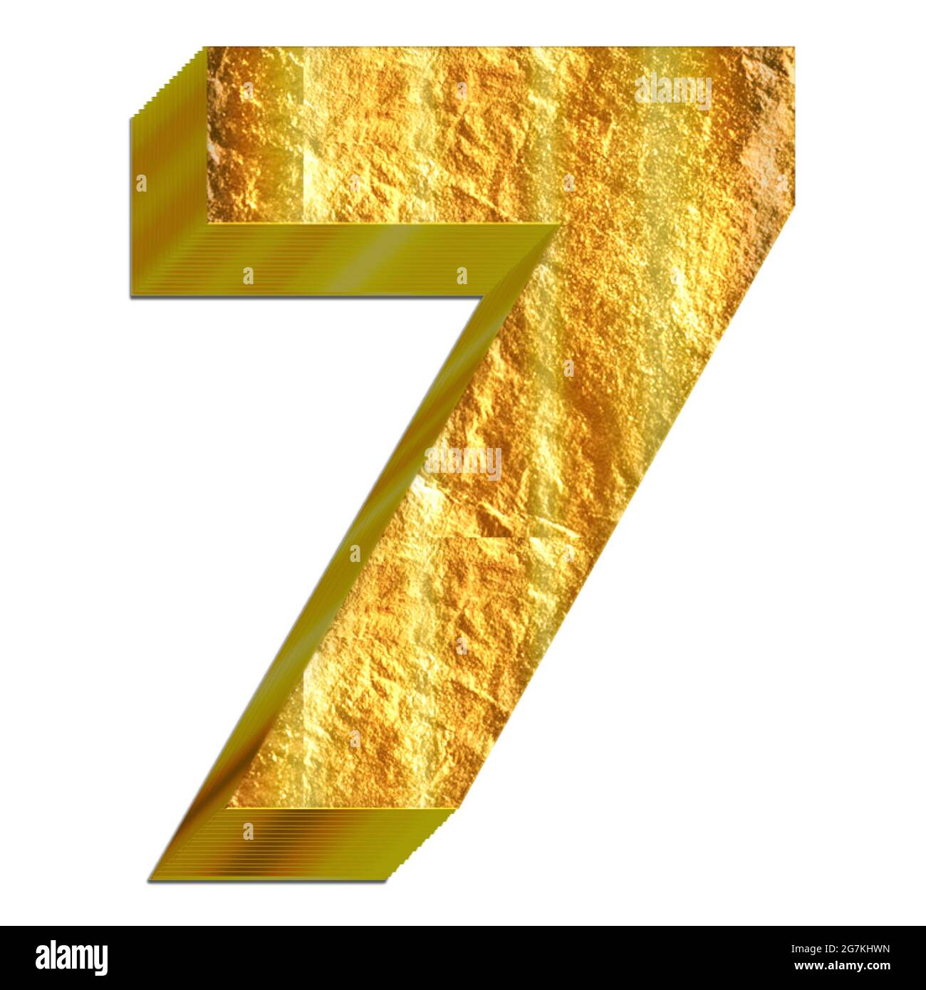 Number design on white background Stock Photo - Alamy