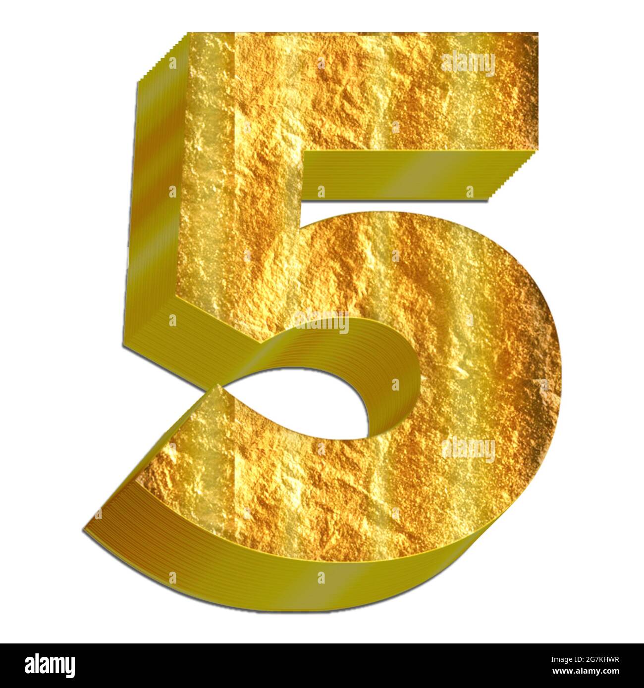 Number design on white background Stock Photo - Alamy