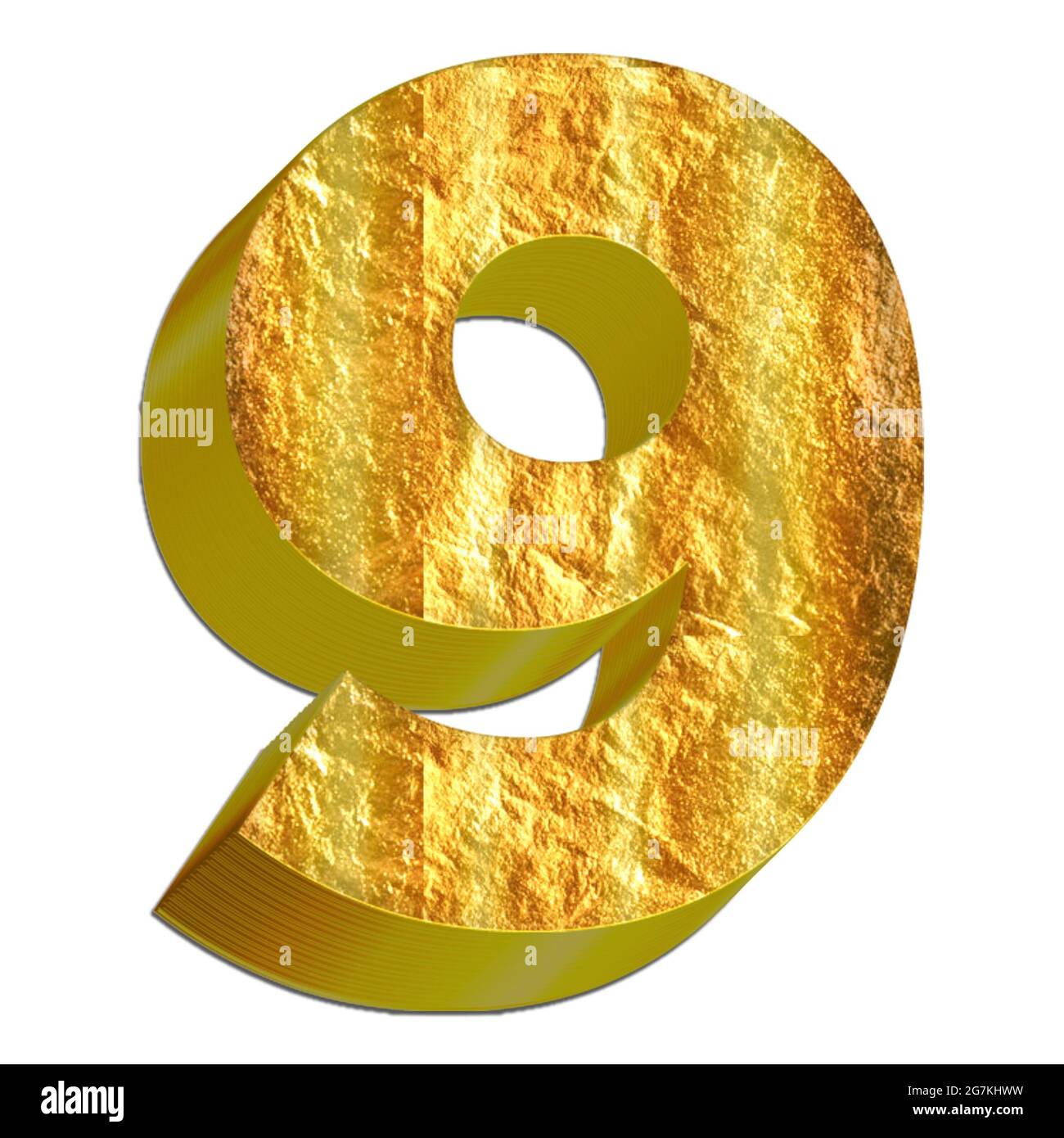 Number design on white background Stock Photo - Alamy
