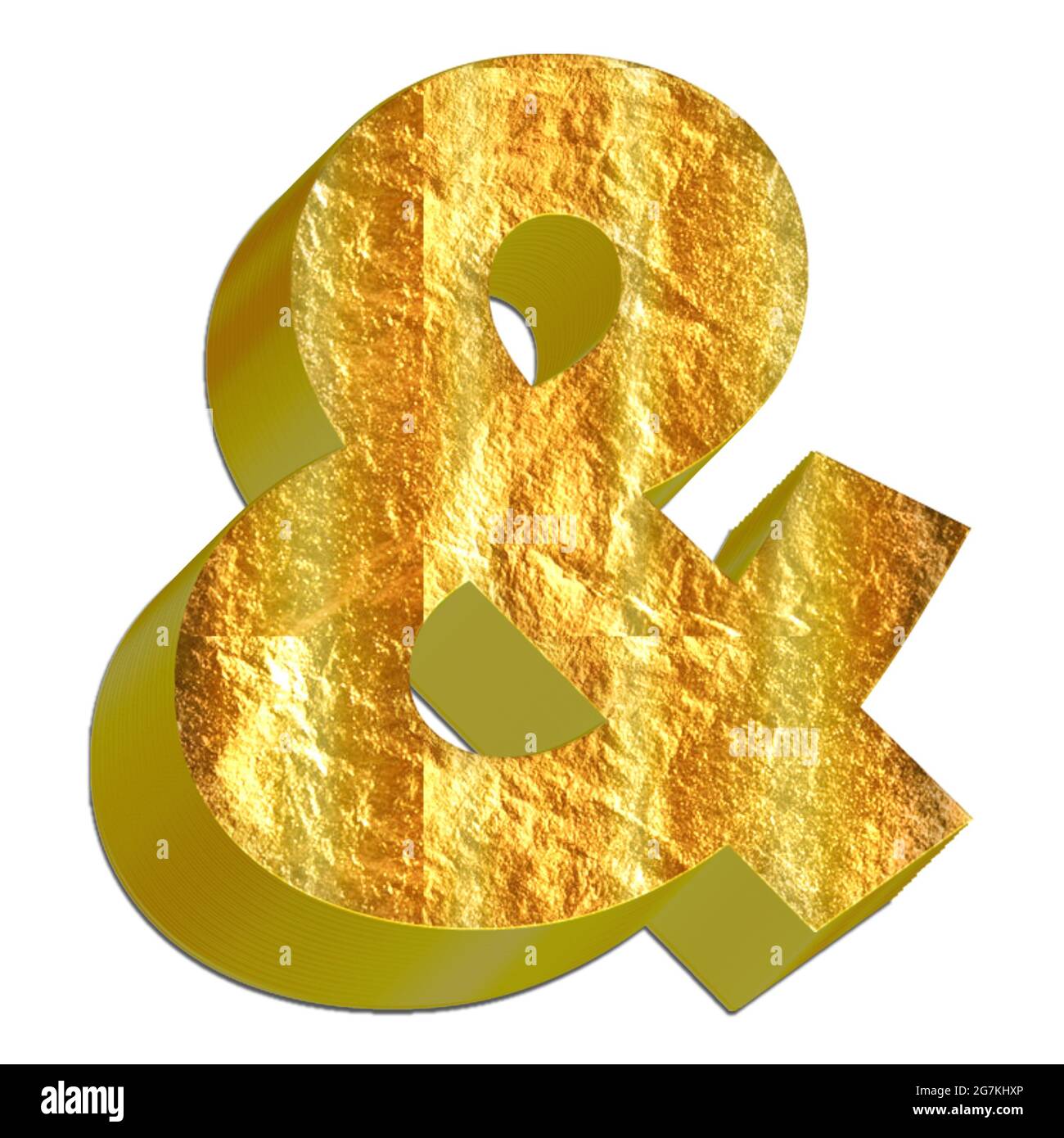 Illustration of the & symbol isolated on a white background Stock Photo ...