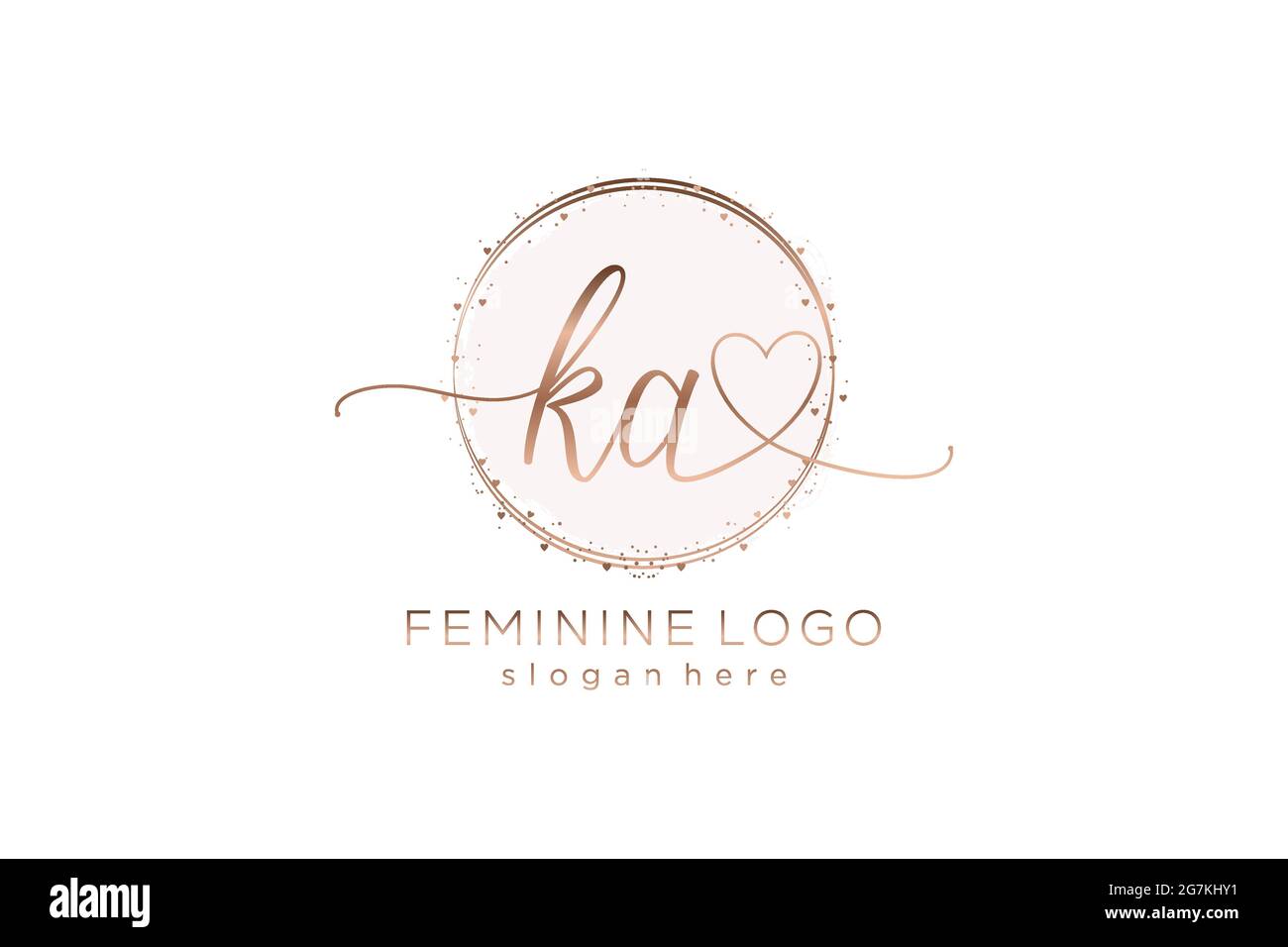 Ka initials logo Cut Out Stock Images & Pictures - Alamy
