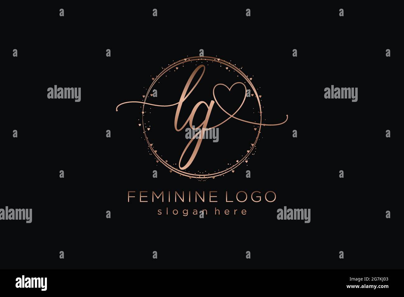 Lg initials logo hi-res stock photography and images - Alamy