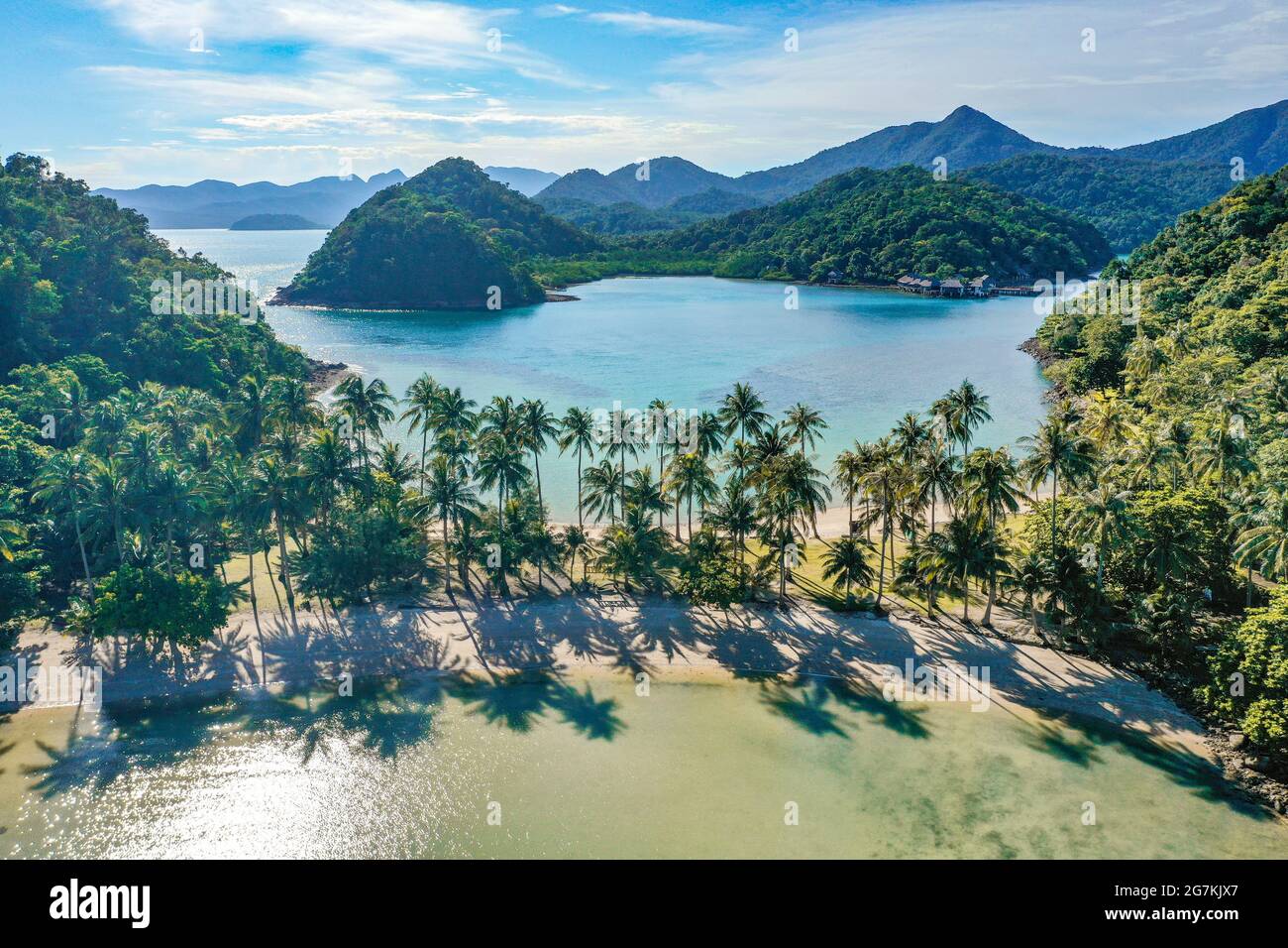 Aerial view of Koh Ngam, in Koh Chang, Trat, thailand Stock Photo - Alamy