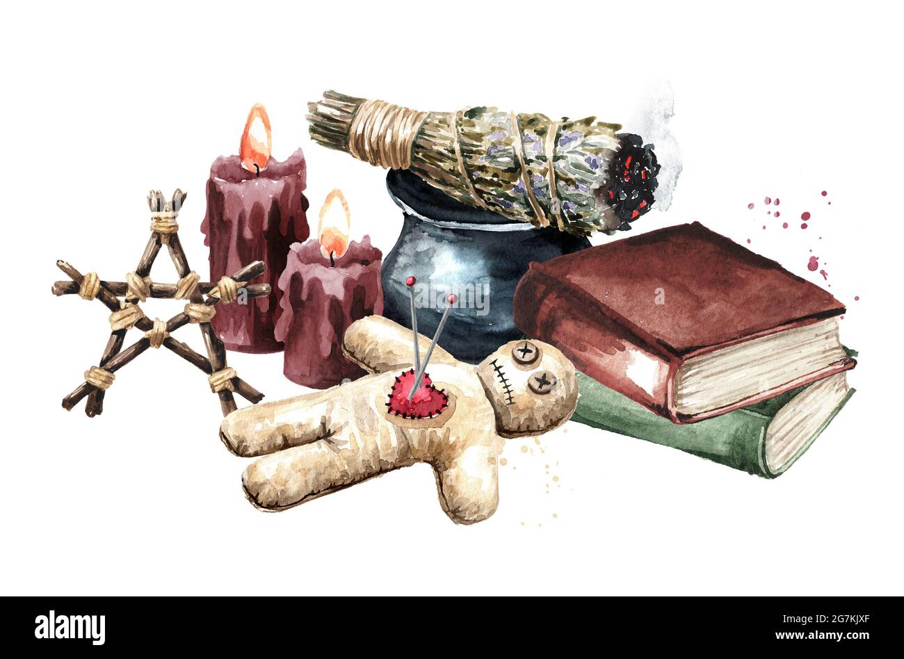 Voodoo doll drawing hi-res stock photography and images - Alamy