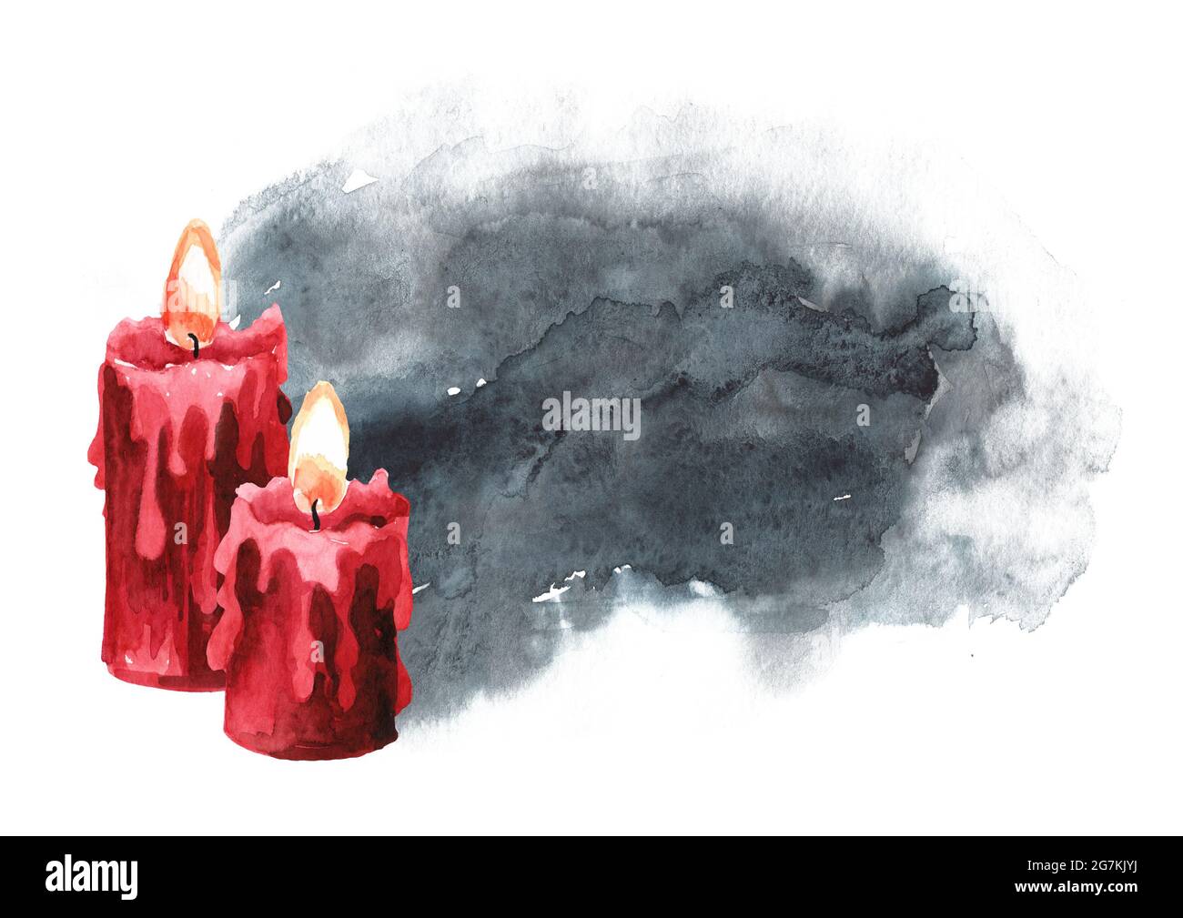 Occult candles with copy space. Witchcraft, Magic and esoteric concept ...