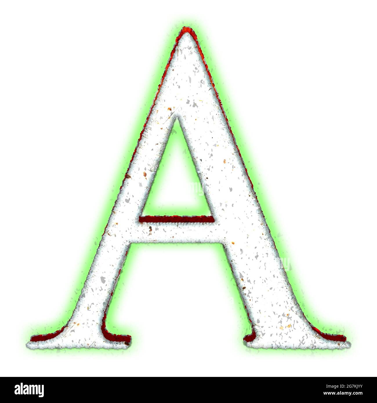 Alphabet letter design on white background Stock Photo - Alamy