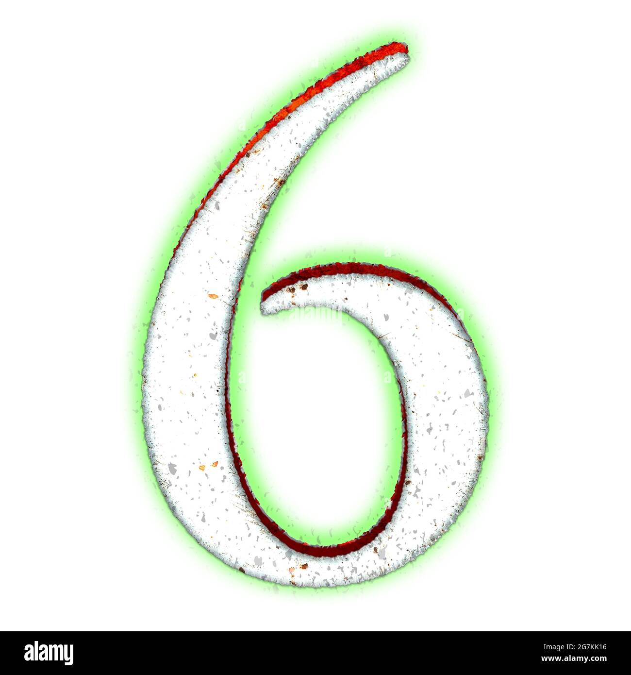 Number design on white background Stock Photo - Alamy