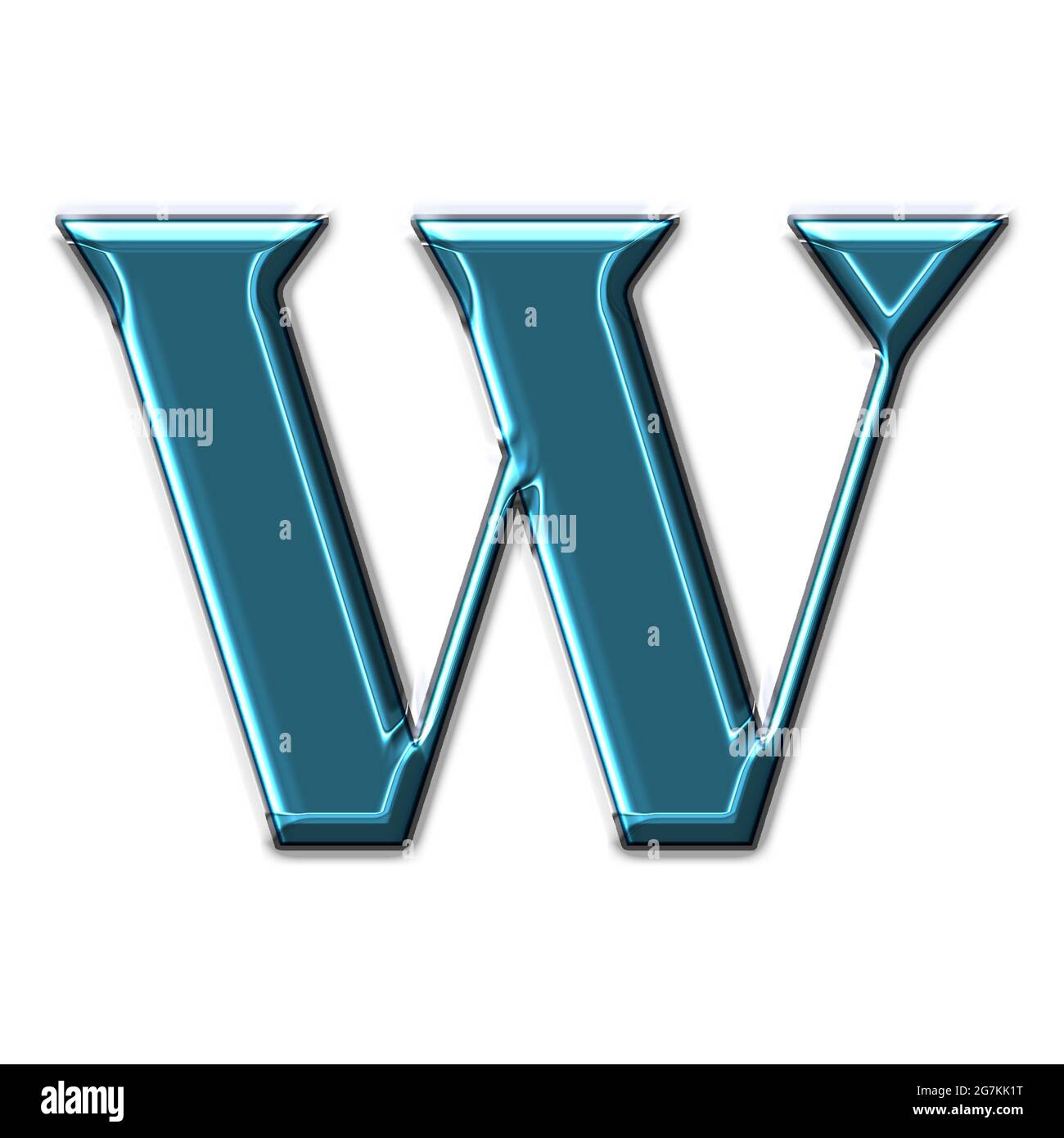 Alphabet letter design on white background Stock Photo - Alamy