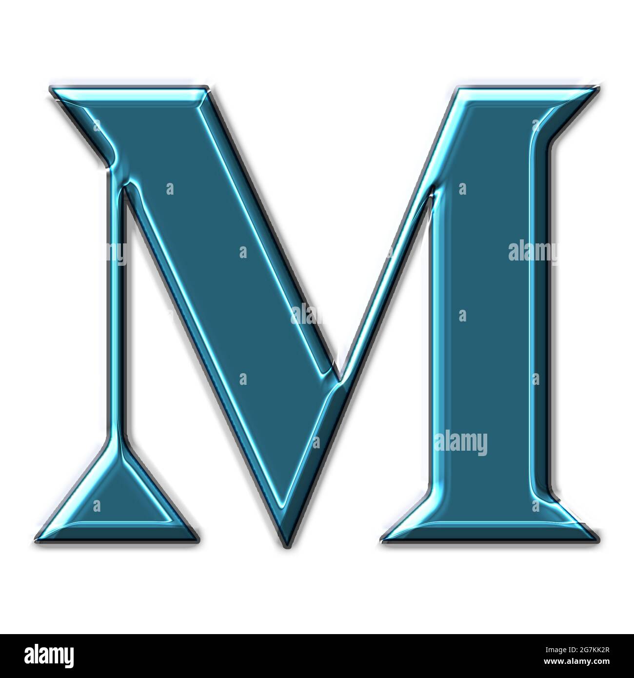 Alphabet letter design on white background Stock Photo - Alamy