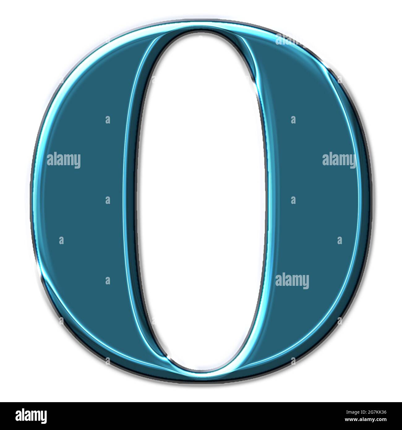 Illustration of the letter O isolated on a white background Stock Photo ...