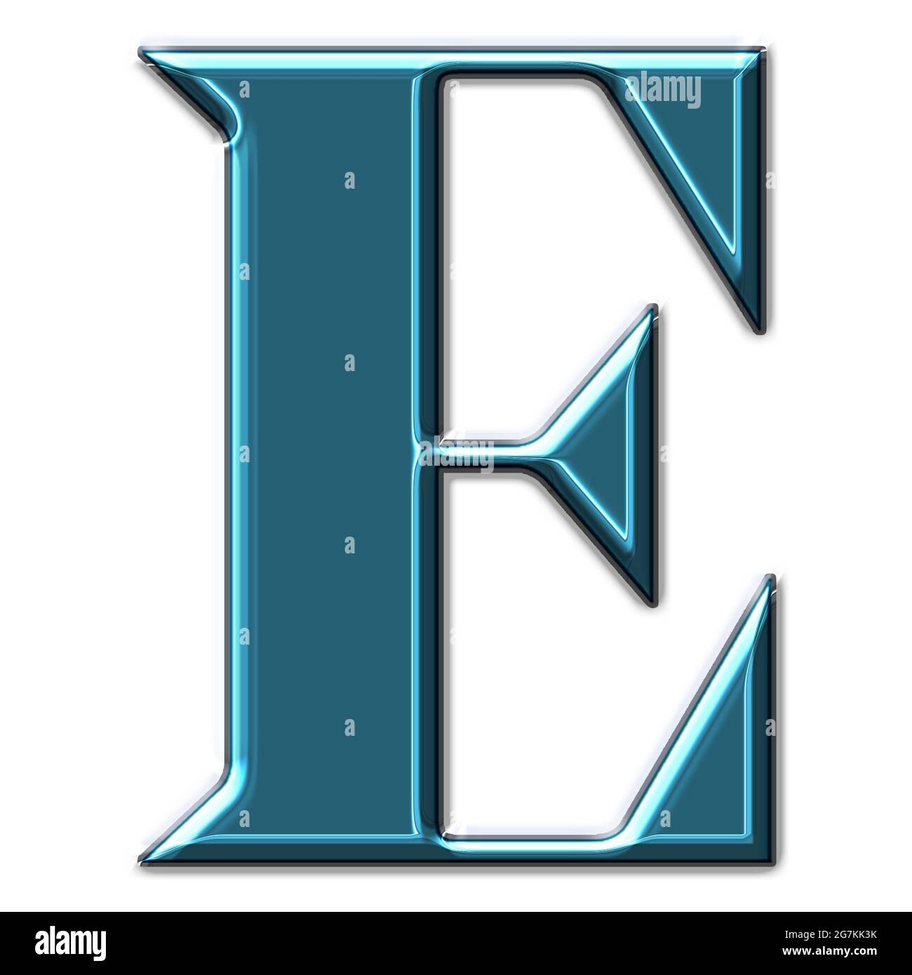 Alphabet letter design on white background Stock Photo - Alamy