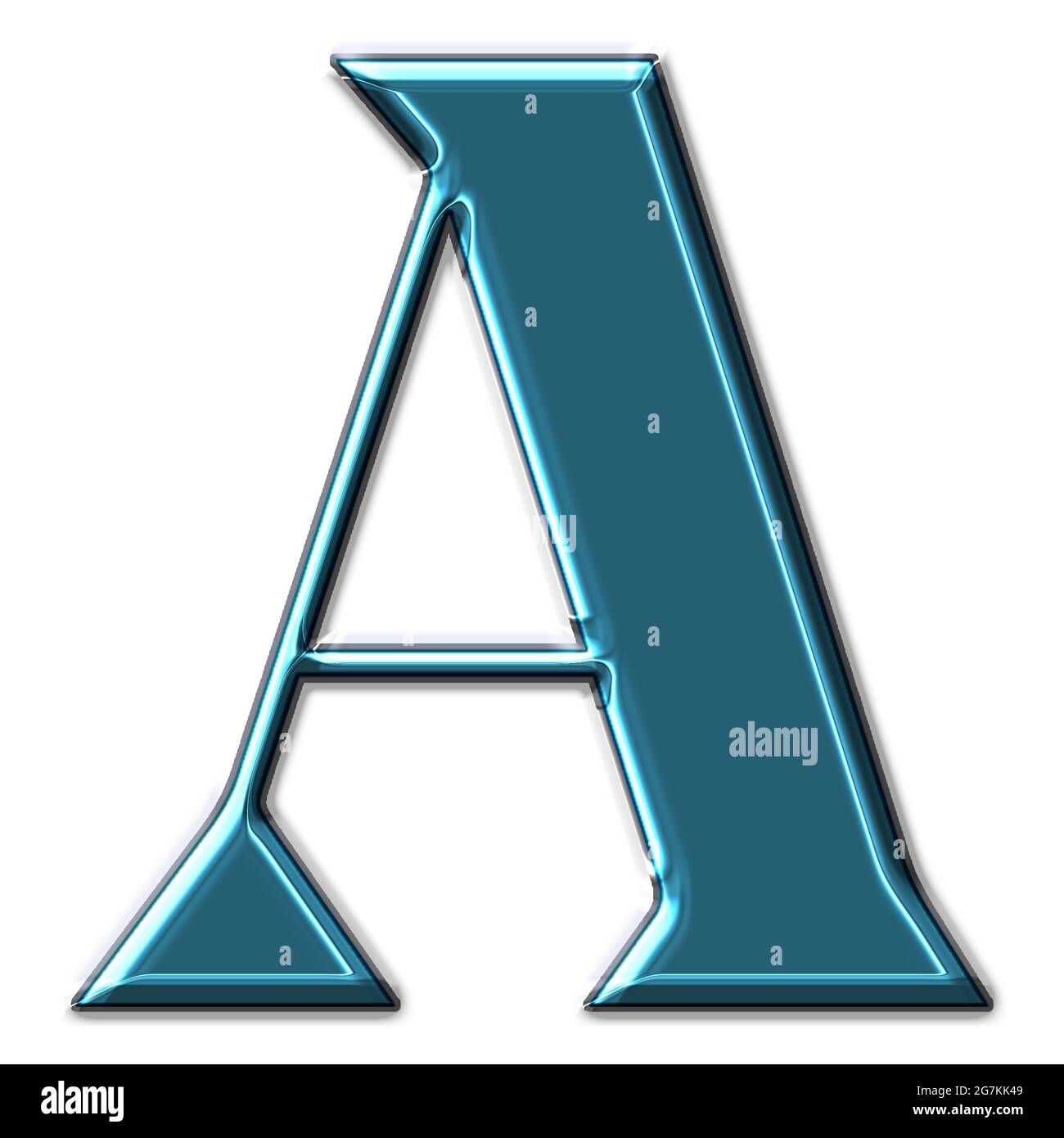 Alphabet letter design on white background Stock Photo - Alamy