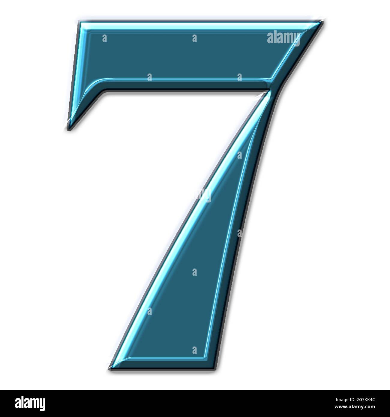 Number design on white background Stock Photo - Alamy