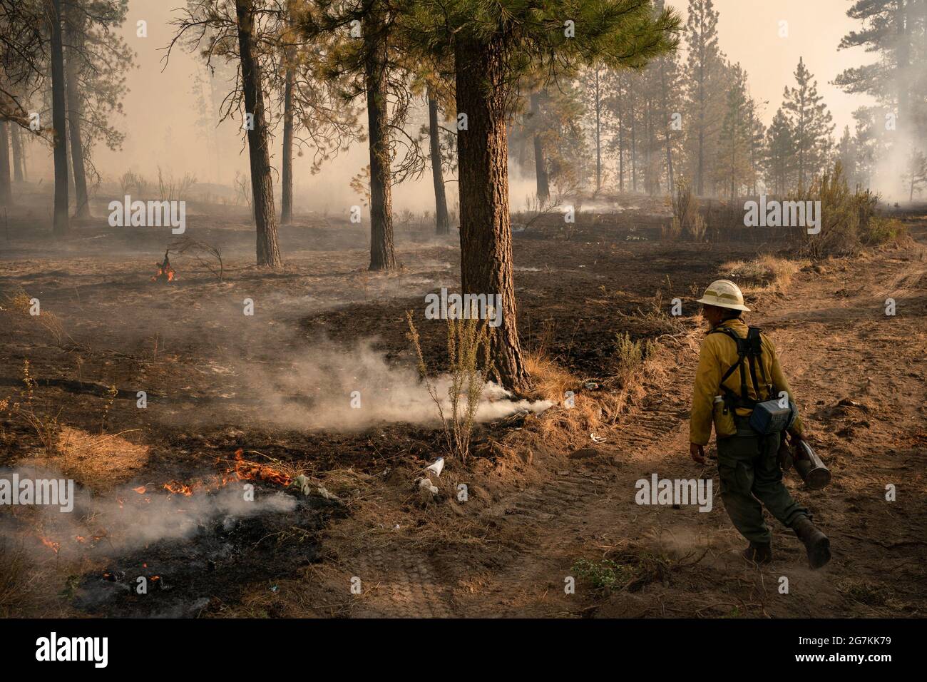 Firefighter Drip Torch High Resolution Stock Photography and Images - Alamy