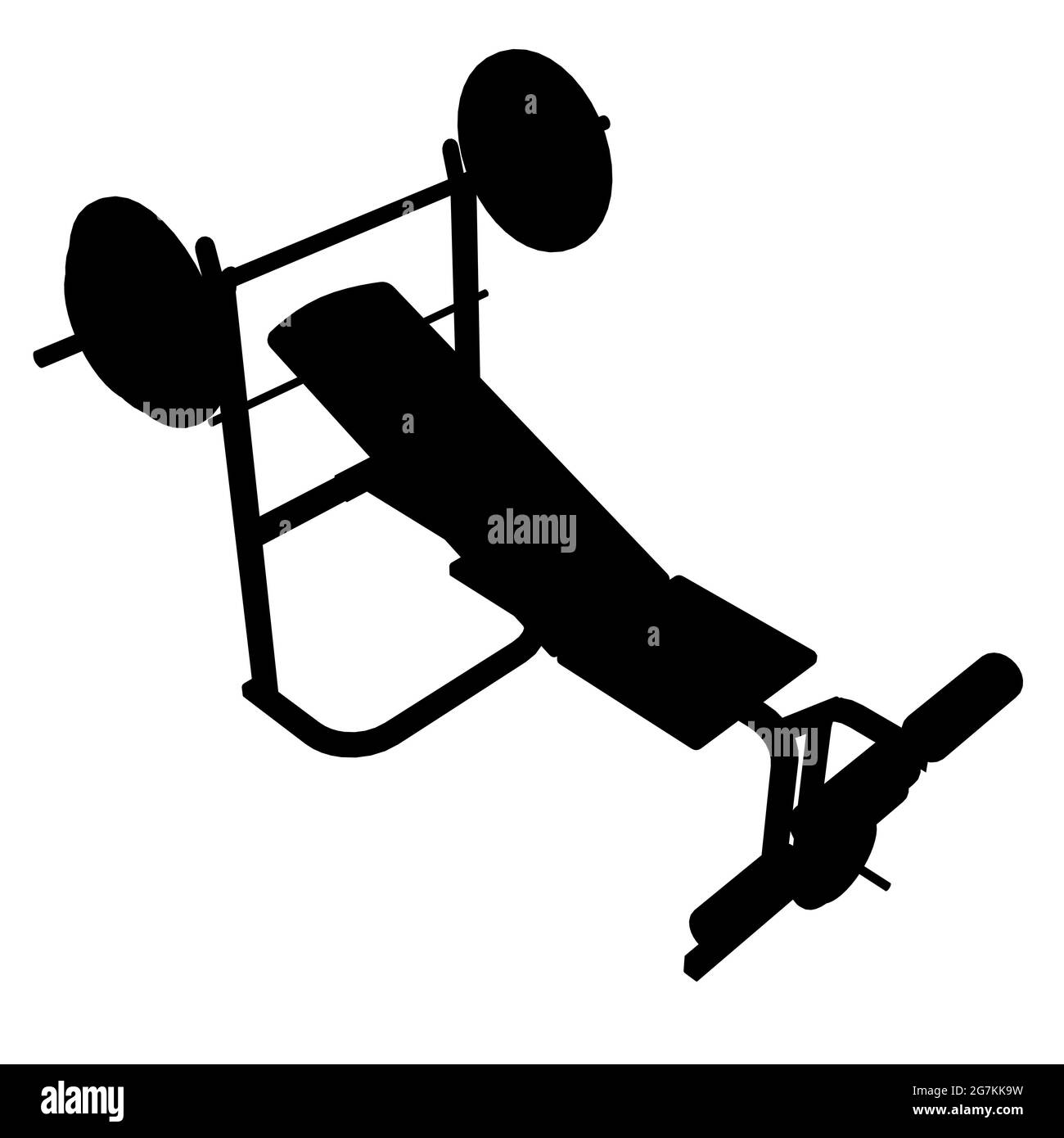 Bench Press Silhouette