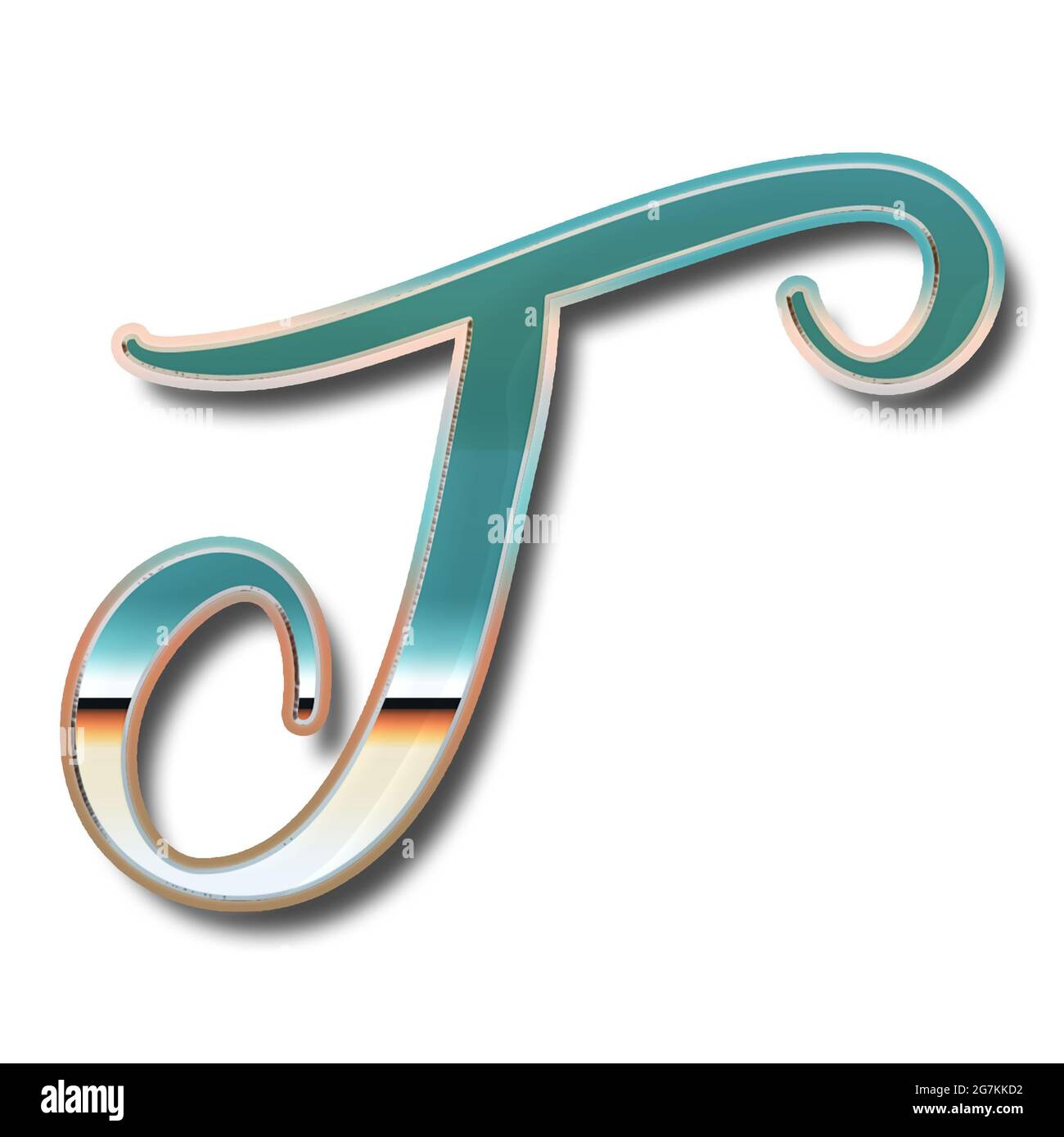 Alphabet letter design on white background Stock Photo - Alamy