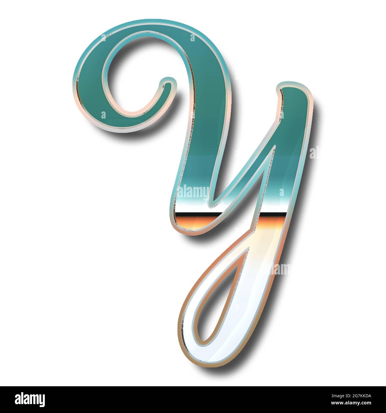 Alphabet letter design on white background Stock Photo - Alamy