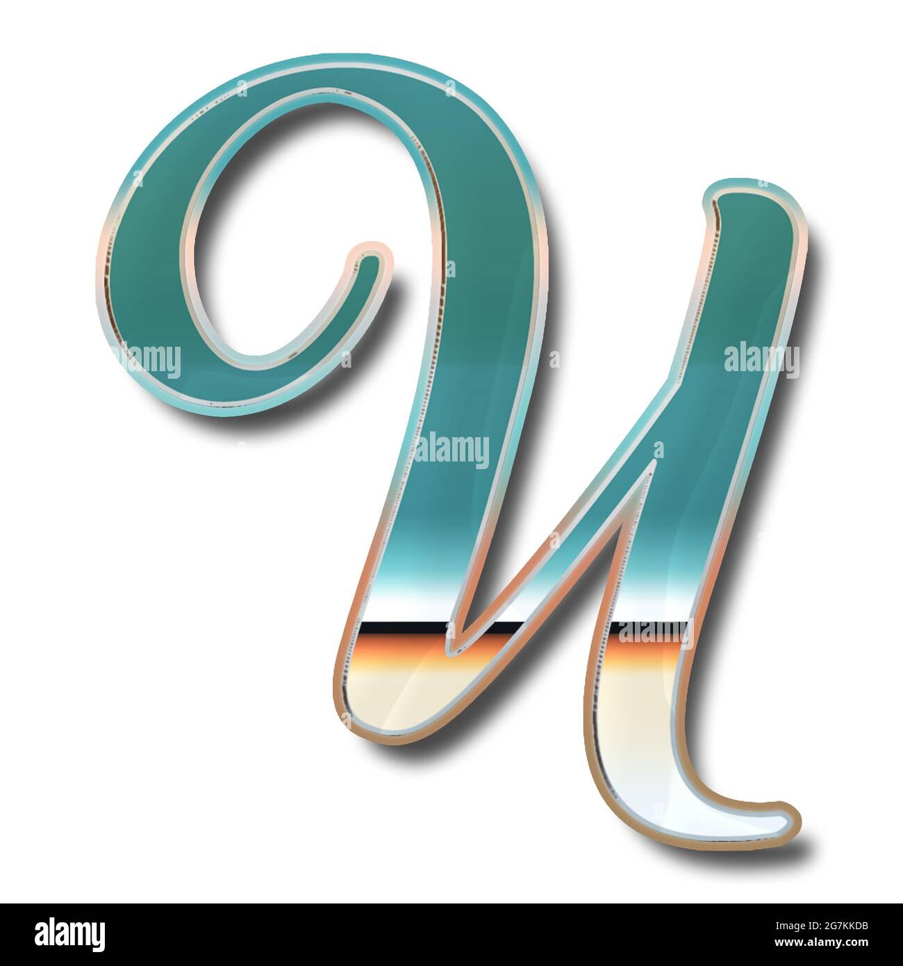 Alphabet letter design on white background Stock Photo - Alamy