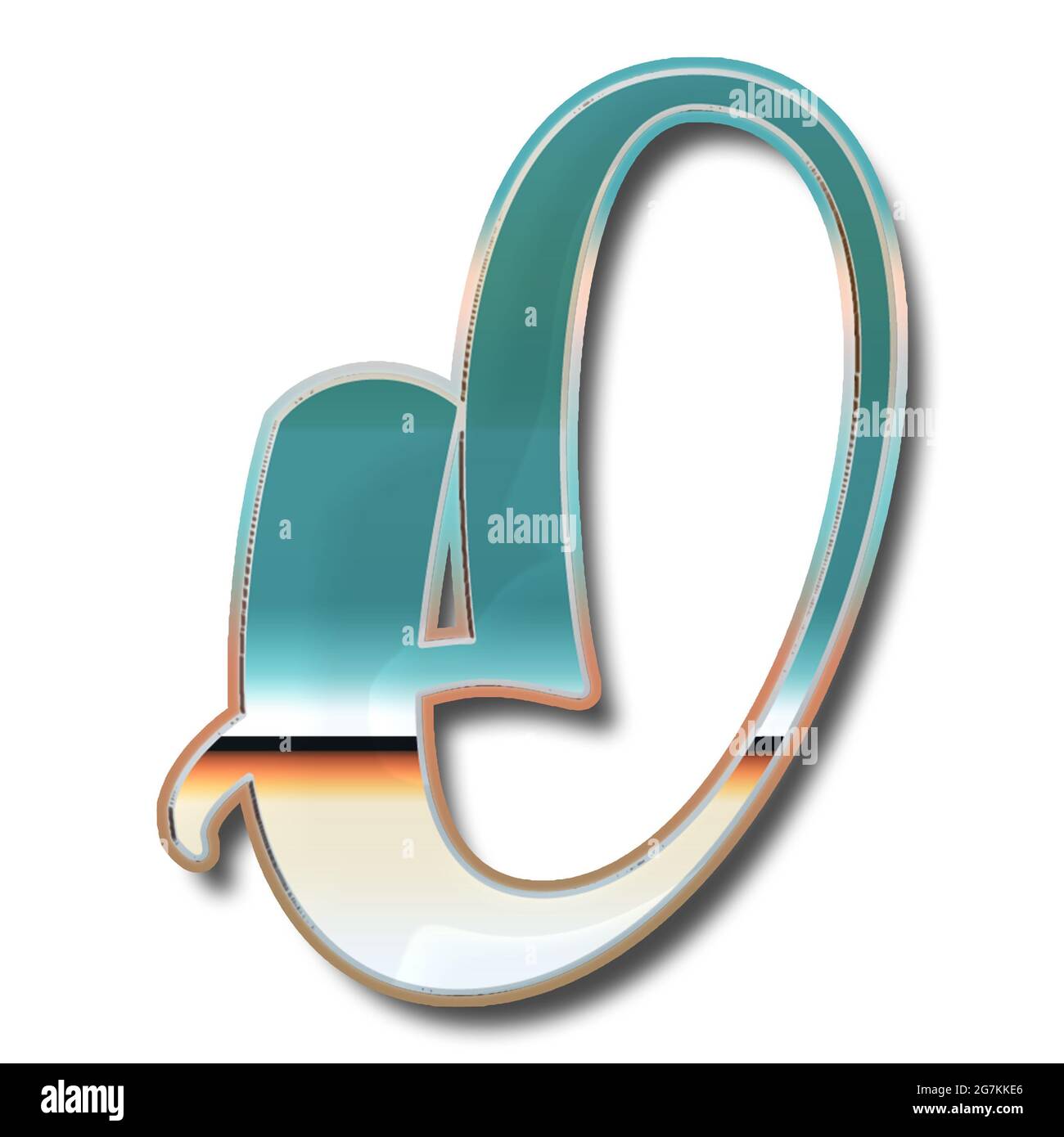 Alphabet letter design on white background Stock Photo - Alamy