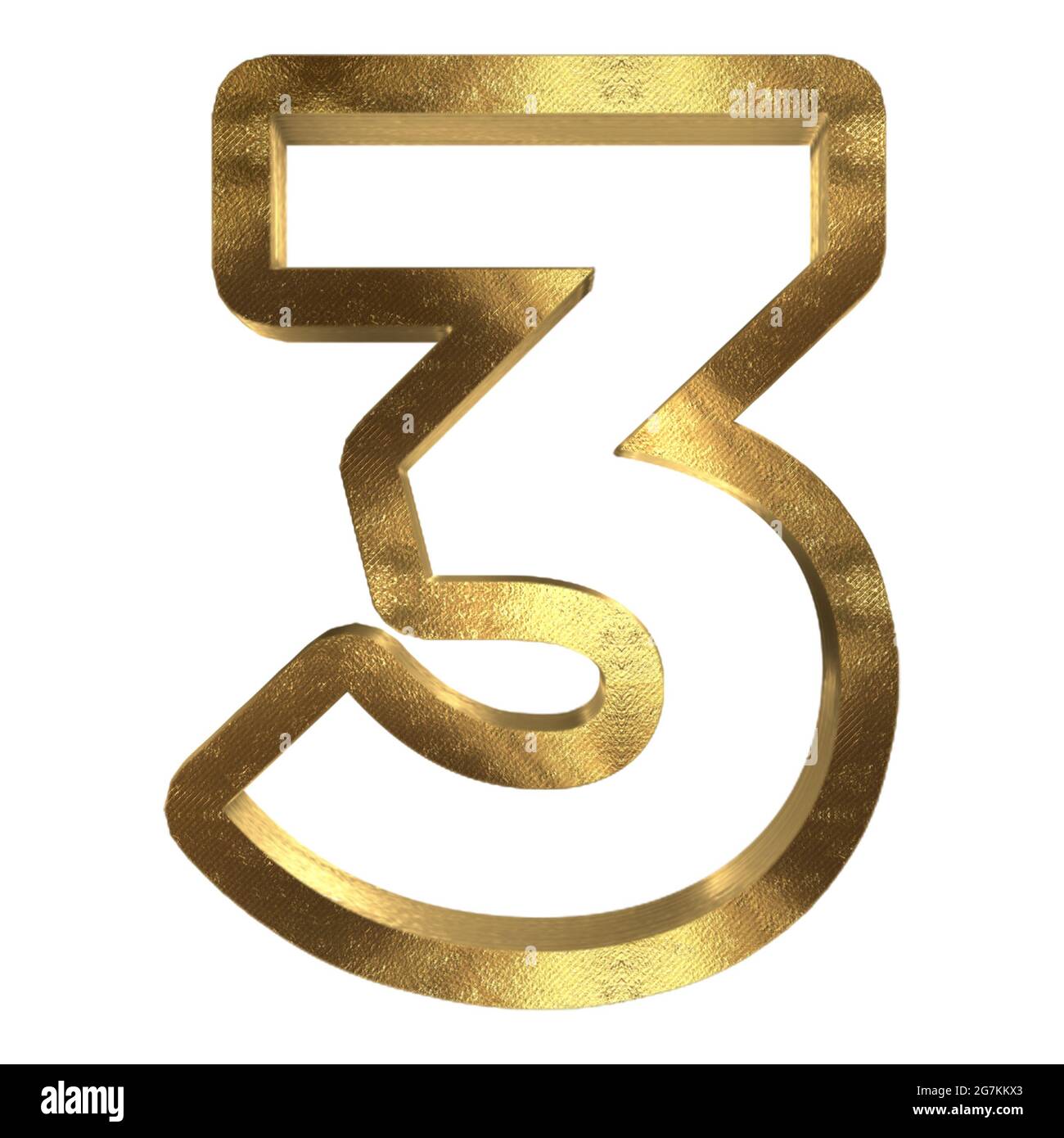 Number design on white background Stock Photo - Alamy