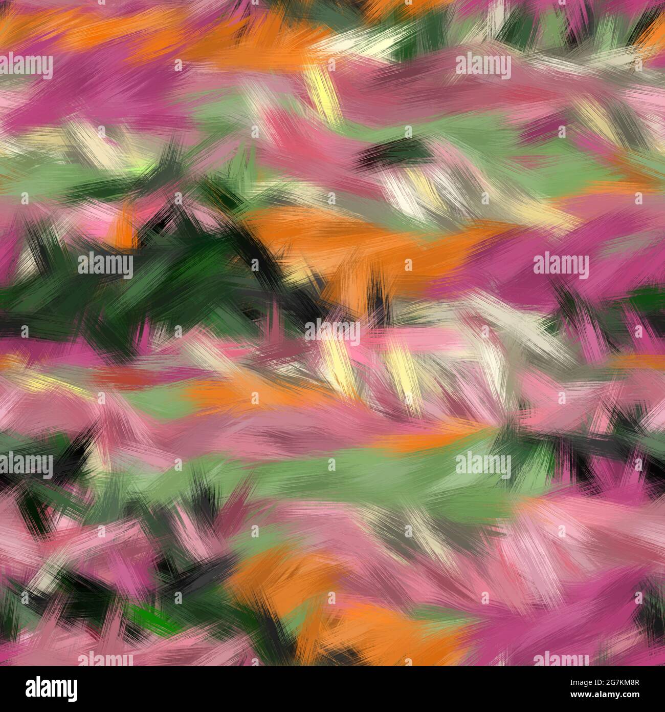 Seamless faux digital paint stroke pattern print Stock Photo - Alamy