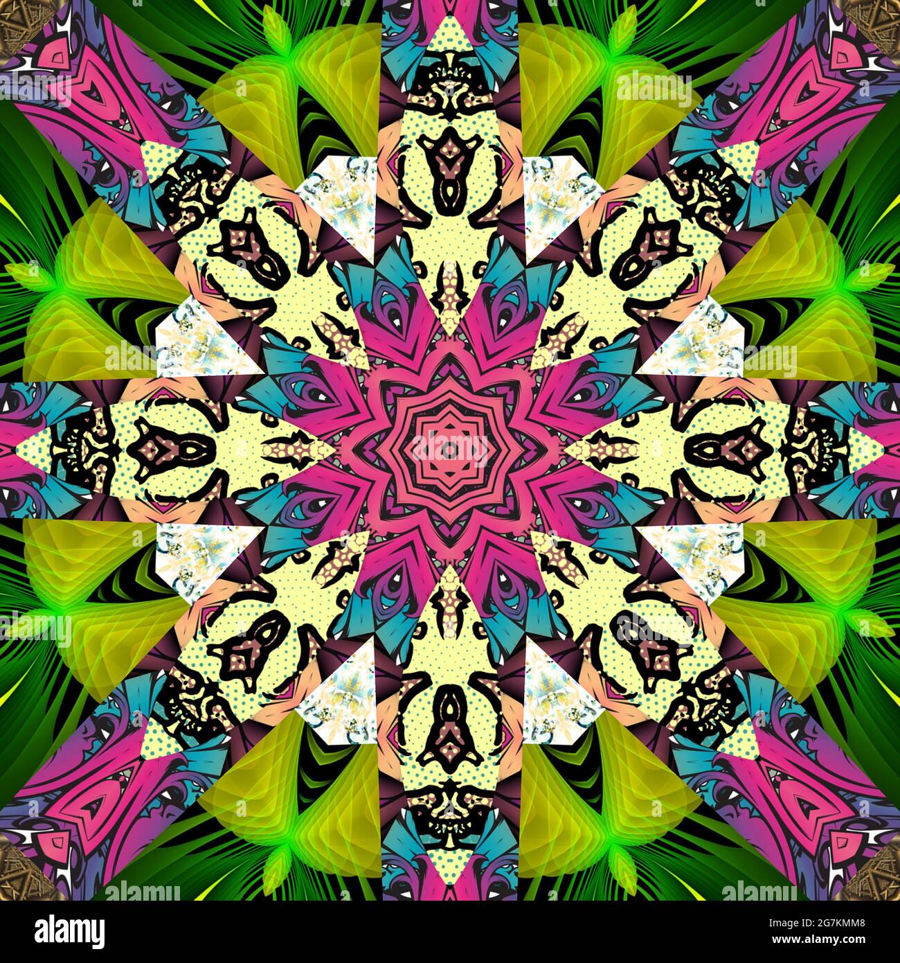 3D render of plastic colorfull background tile with imprinted ...