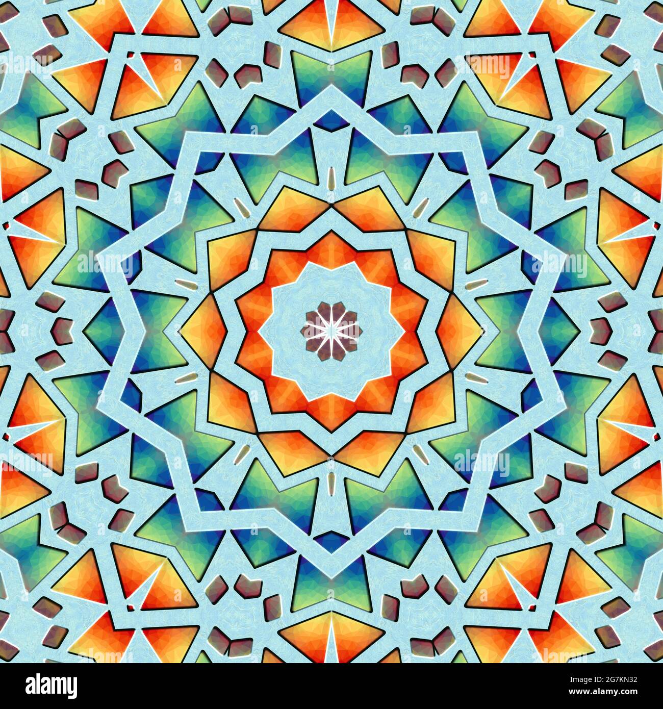 3D render of plastic colorfull background tile with imprinted ...