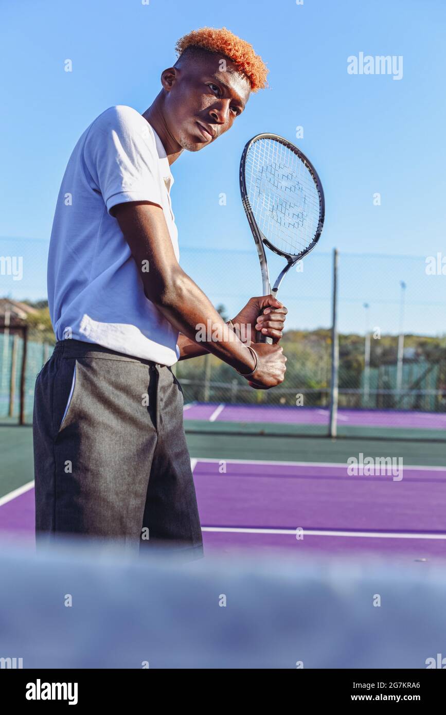 Low angle shot man playing hi-res stock photography and images - Alamy