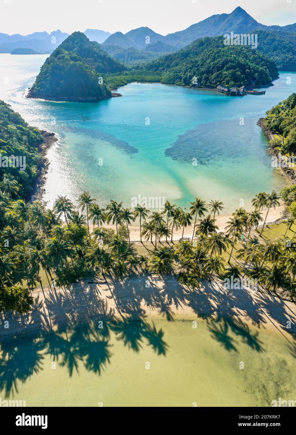 Aerial view of Koh Ngam, in Koh Chang, Trat, thailand Stock Photo - Alamy