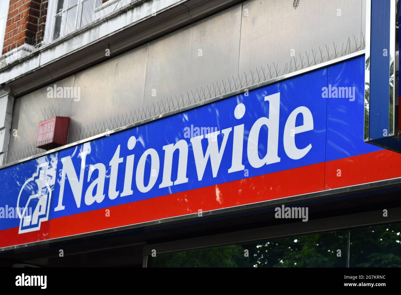 Nationwide building society sign logo hi-res stock photography and ...