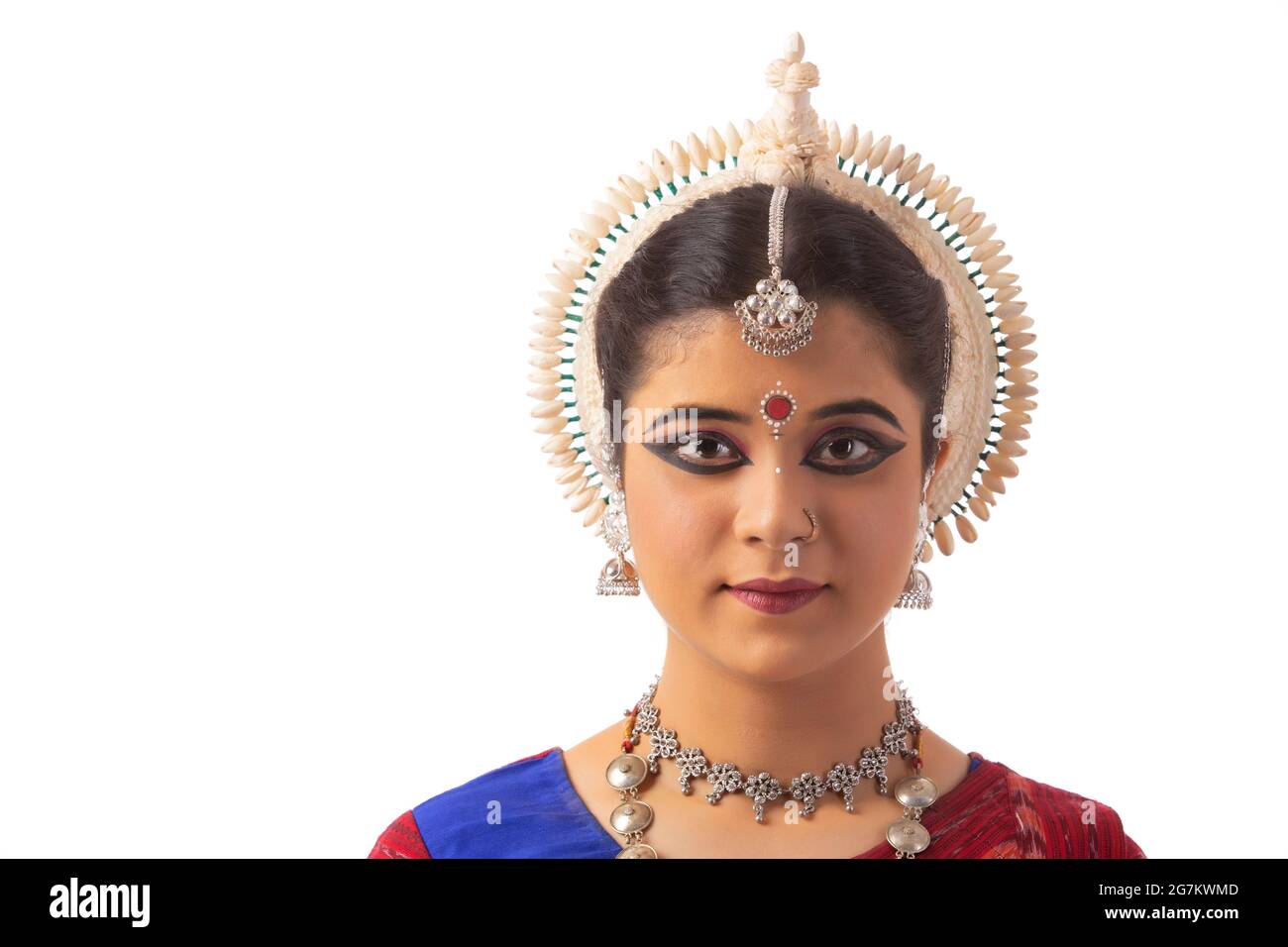 Portrait of odissi dancer Stock Photo - Alamy