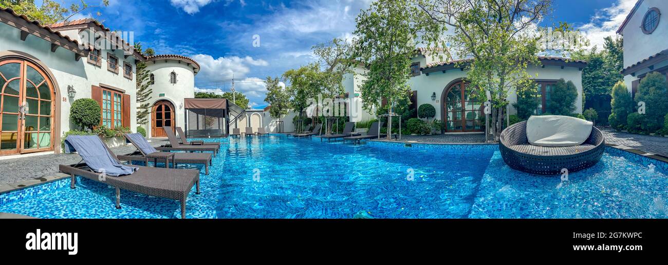 Cha Am Beach in Phetchaburi, Thailand Stock Photo - Alamy