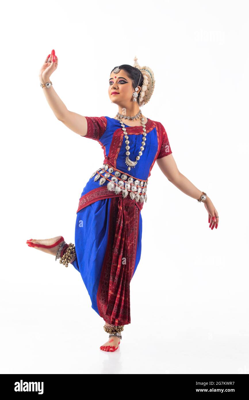 Odissi dancer striking a pose Stock Photo - Alamy