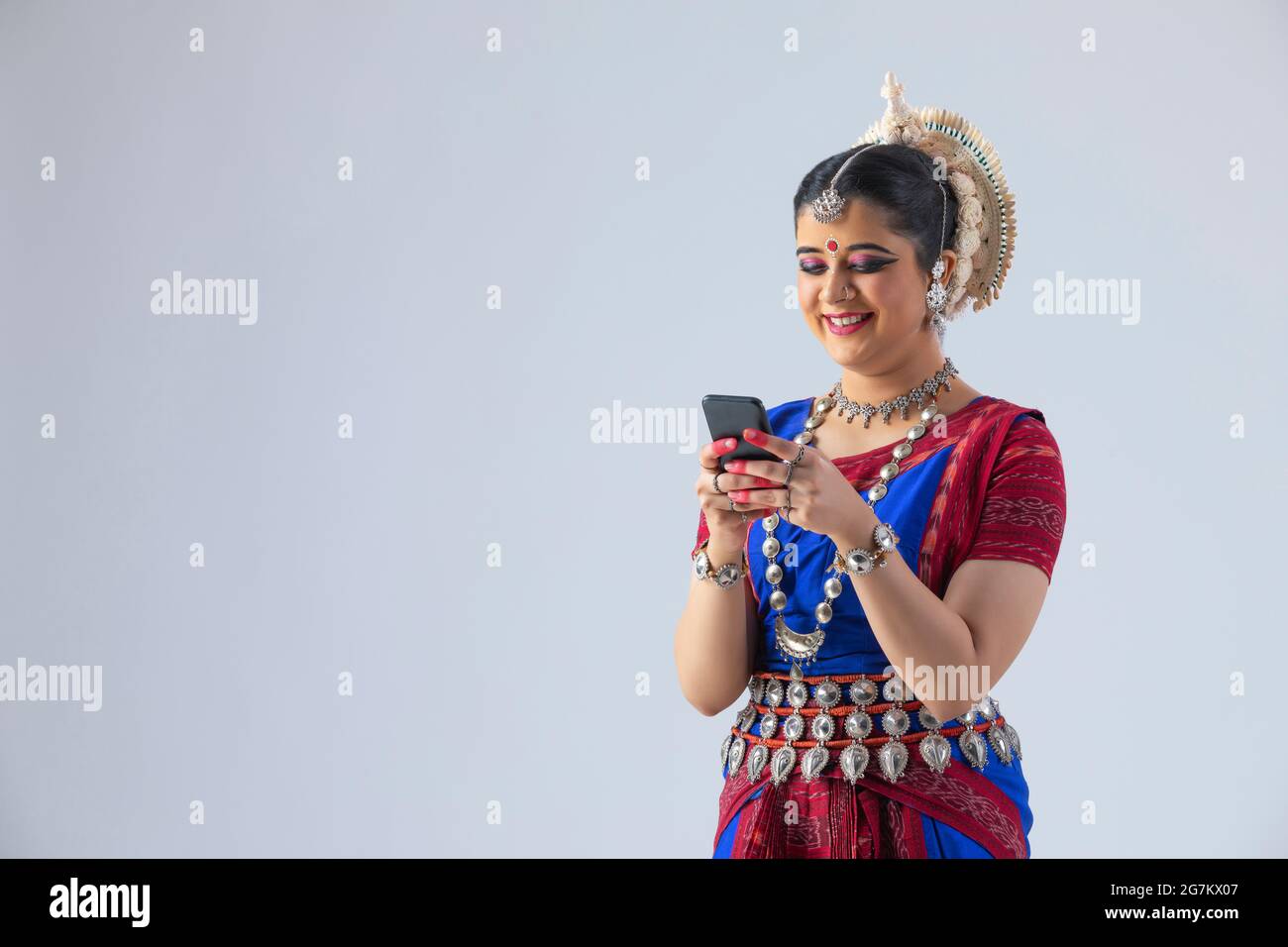 Blue white phone gear hi-res stock photography and images - Alamy