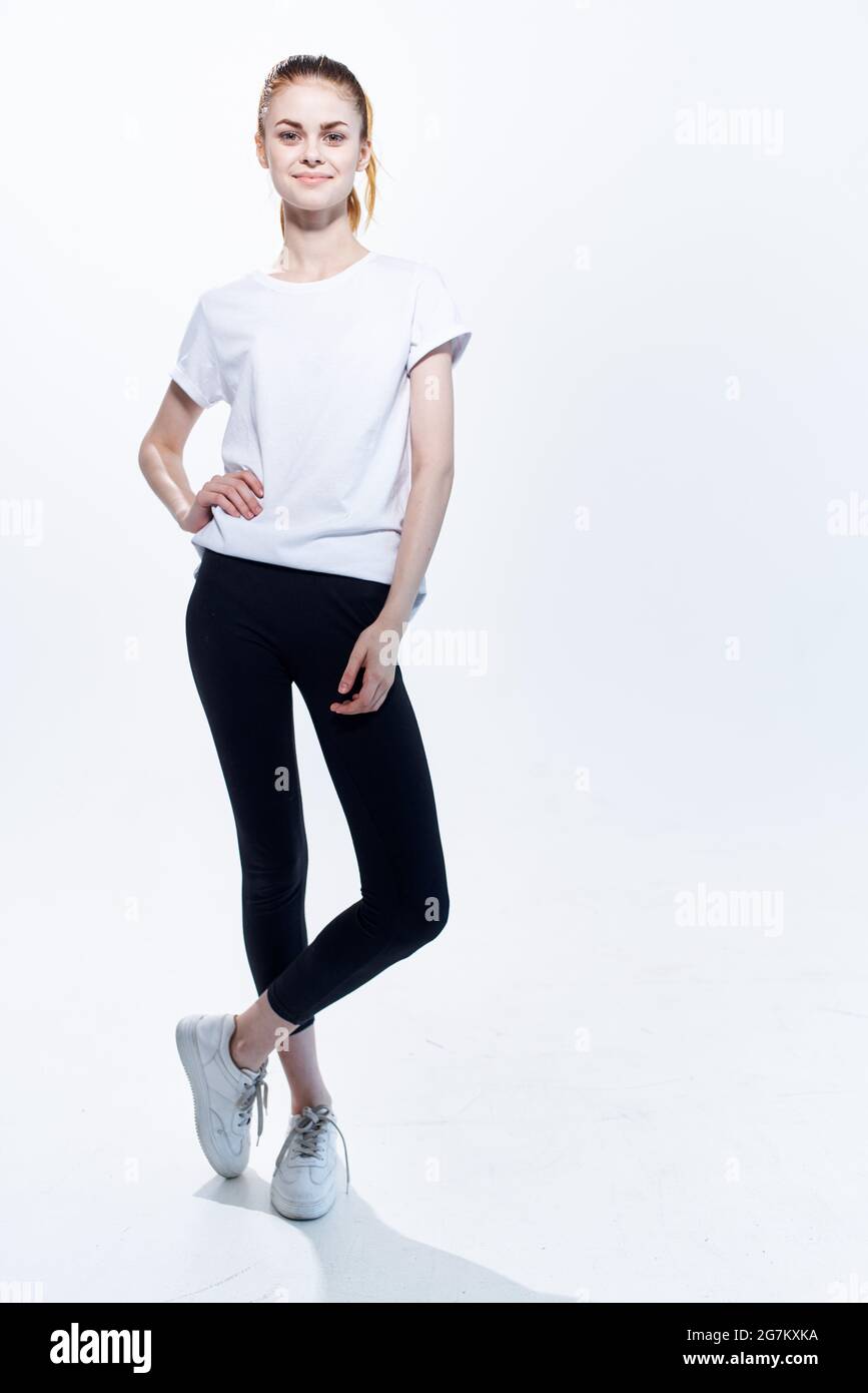 sportive woman workout exercise lifestyle energy Stock Photo - Alamy