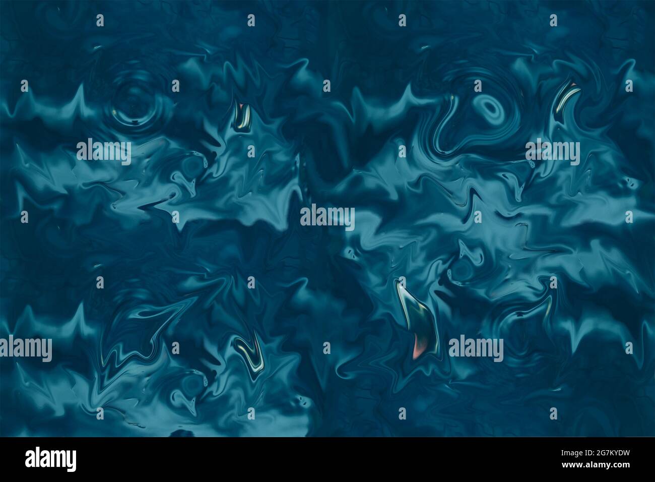 Defocused abstract multitasking background in navy blue. Random lines ...