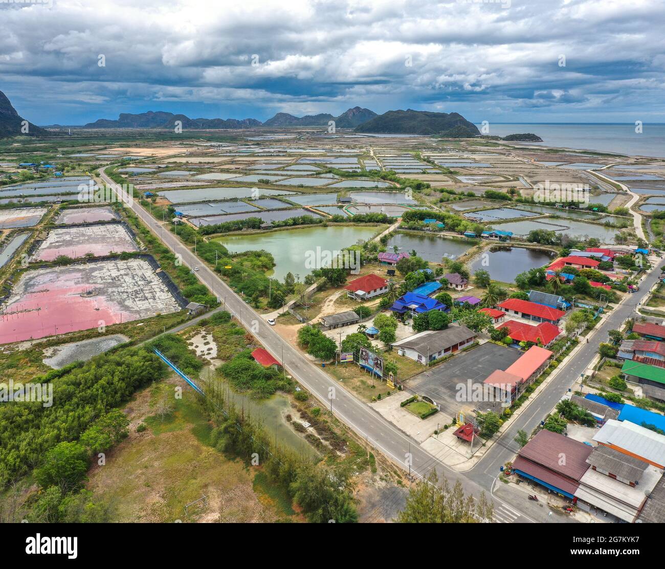 Khao Daeng Viewpoint Red Mountain in Prachuap Khiri Khan, Thailand ...